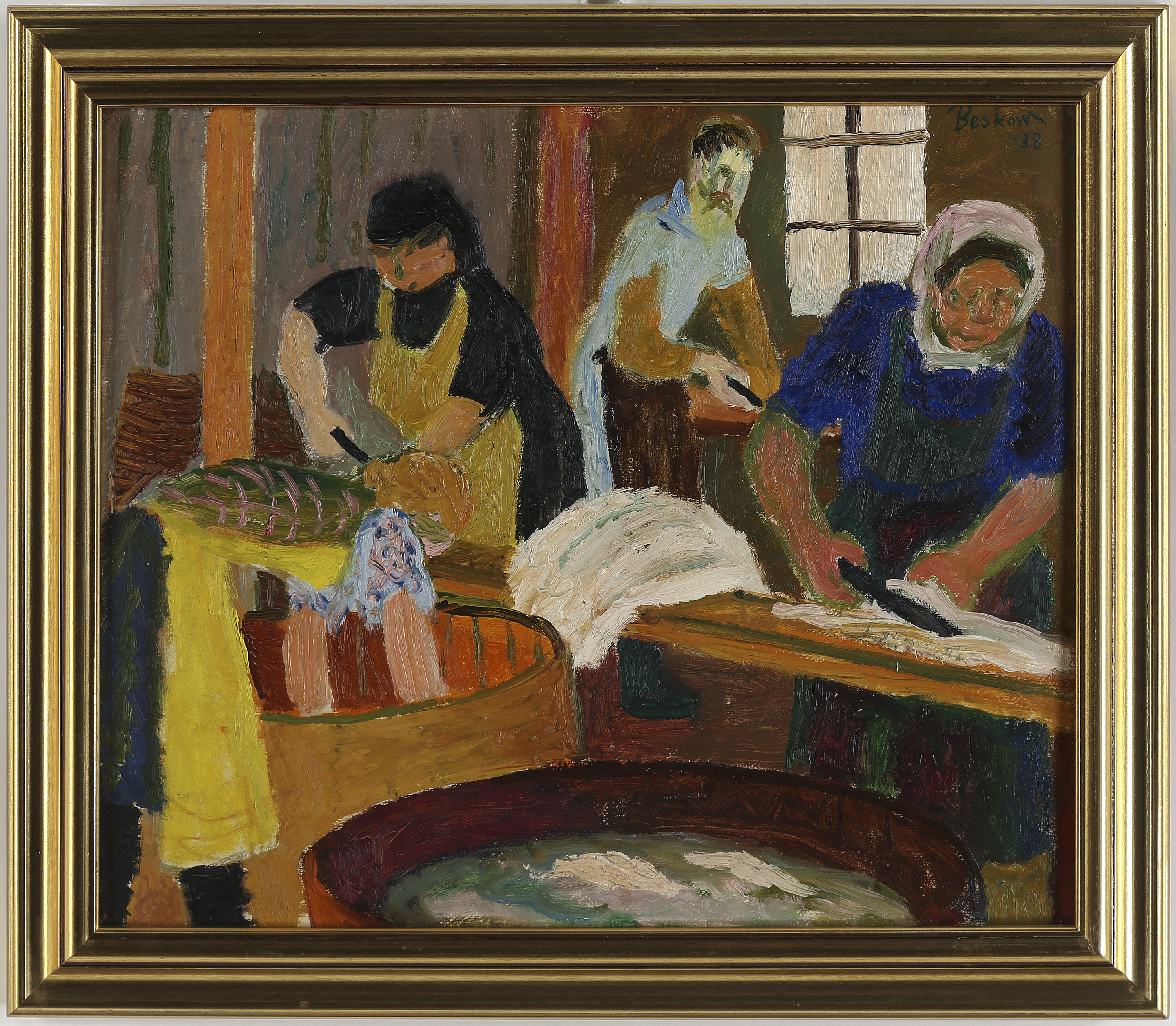 BO BESKOW, oil on panerl, signed and dated -38. - Bukowskis