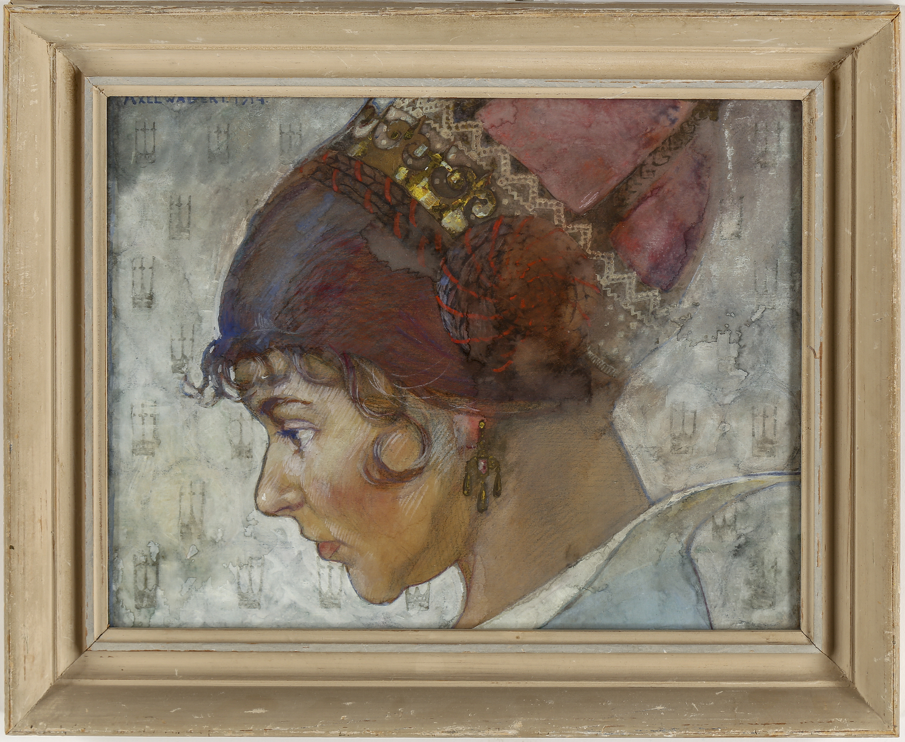 AXEL WALLERT, akvarell, signerad och daterad 1914. - Bukowskis