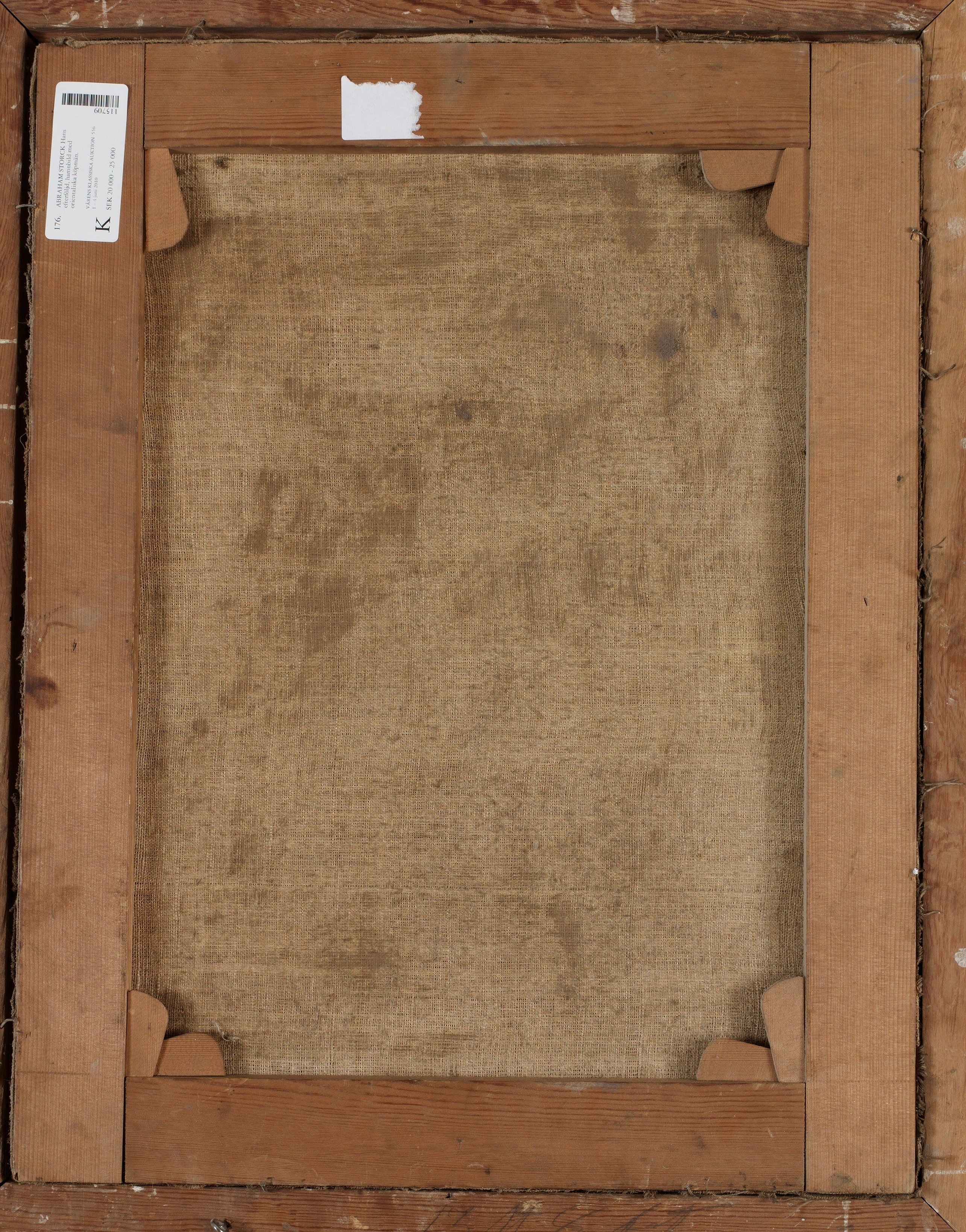 Abraham Storck Hans efterföljd, Hamnbild med orientaliska köpmän ...