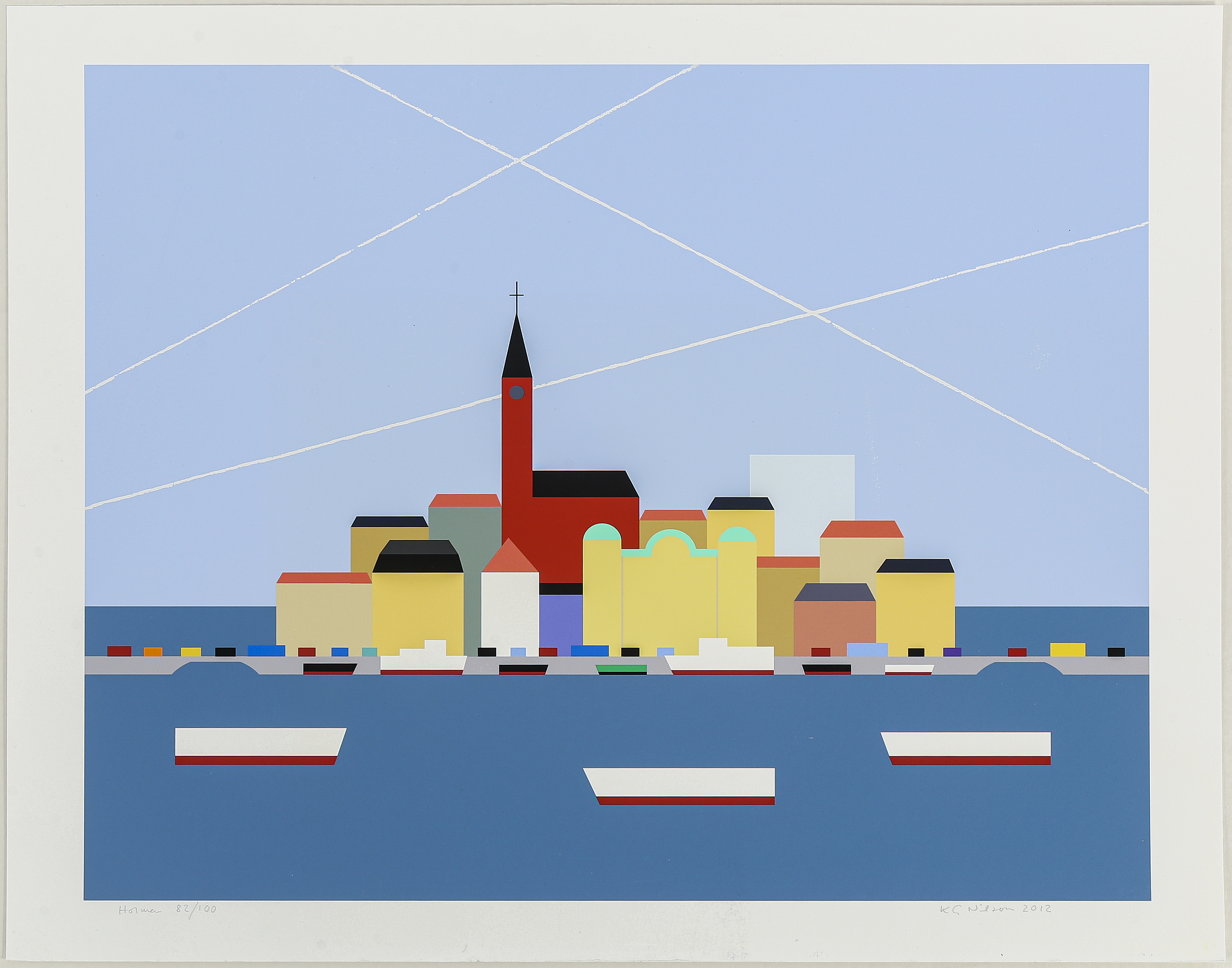 KG NILSON, giclée print, signed and numbered 82/100. - Bukowskis