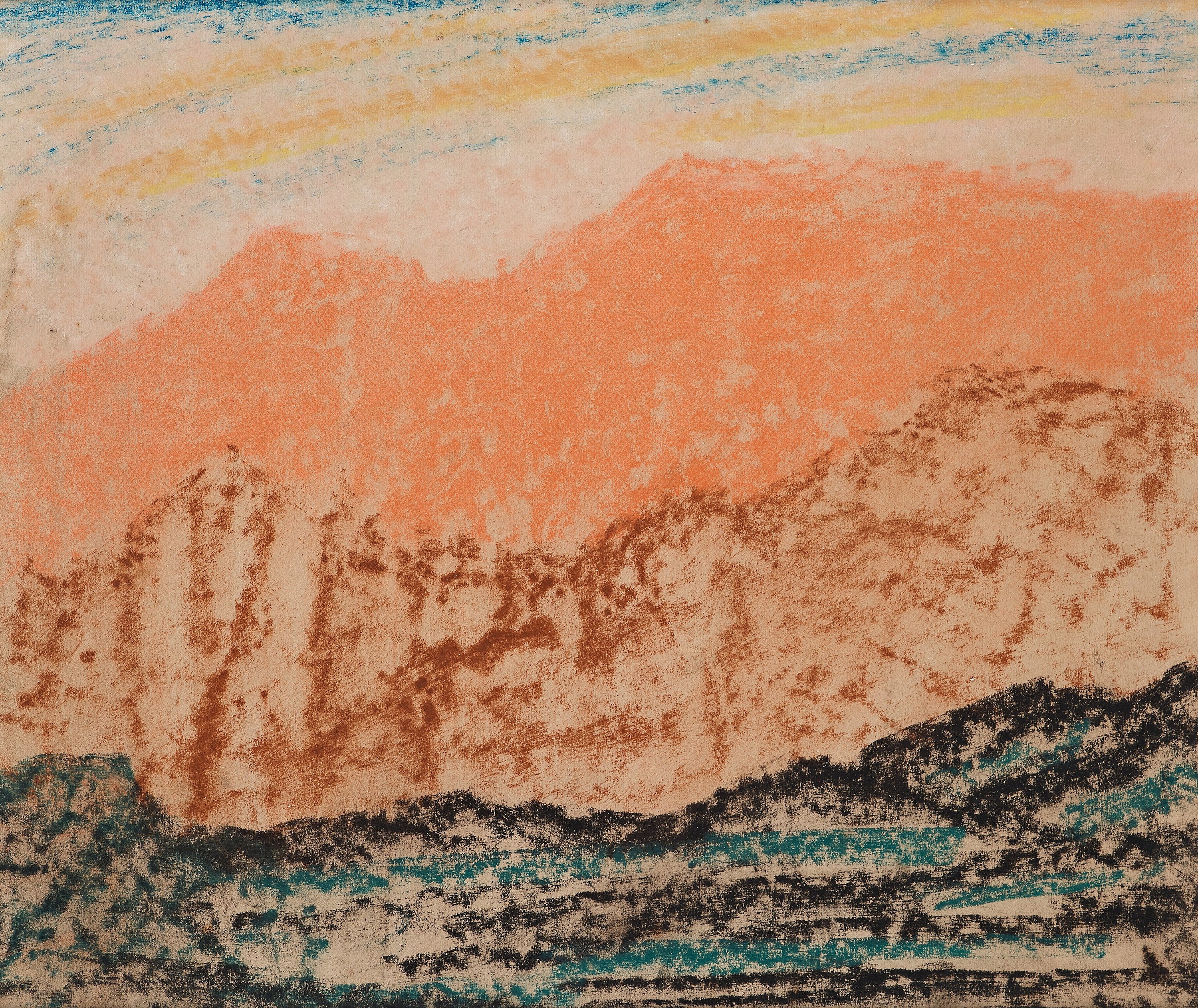 Carl Fredrik Hill, Mountain landscape. - Bukowskis