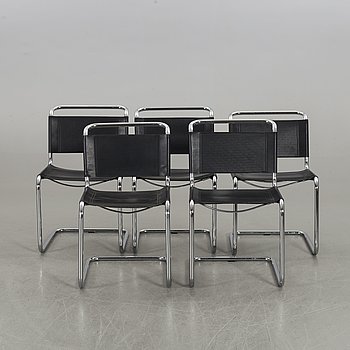 SET OF 5 CHAIRS. - Bukowskis