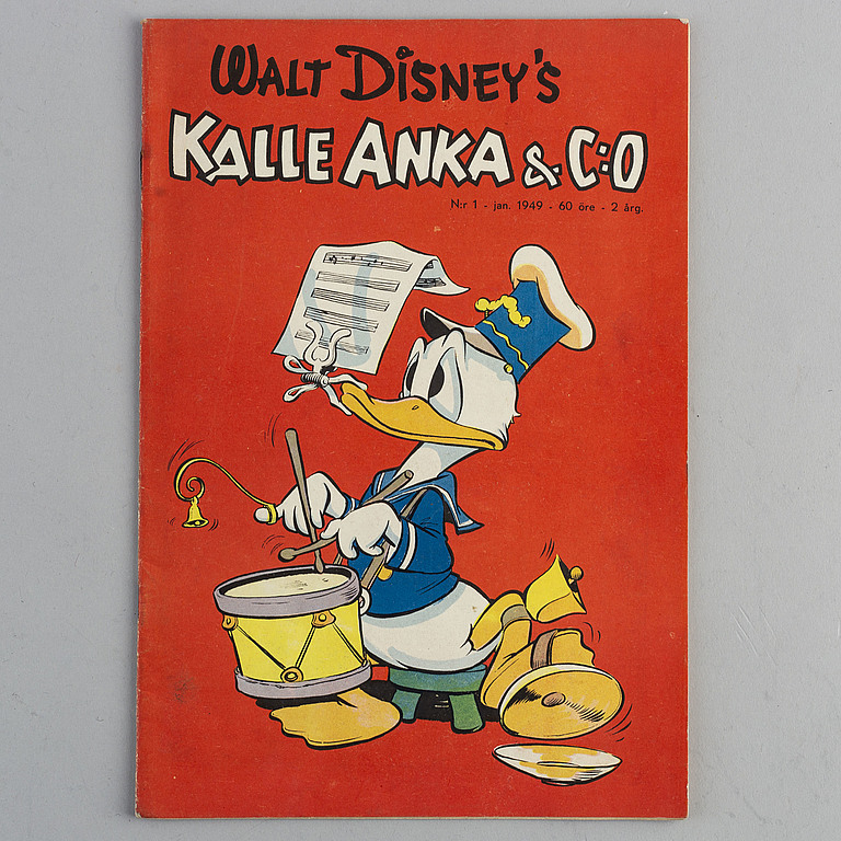 SERIETIDNING, Kalle Anka nr 1, 1949. - Bukowskis