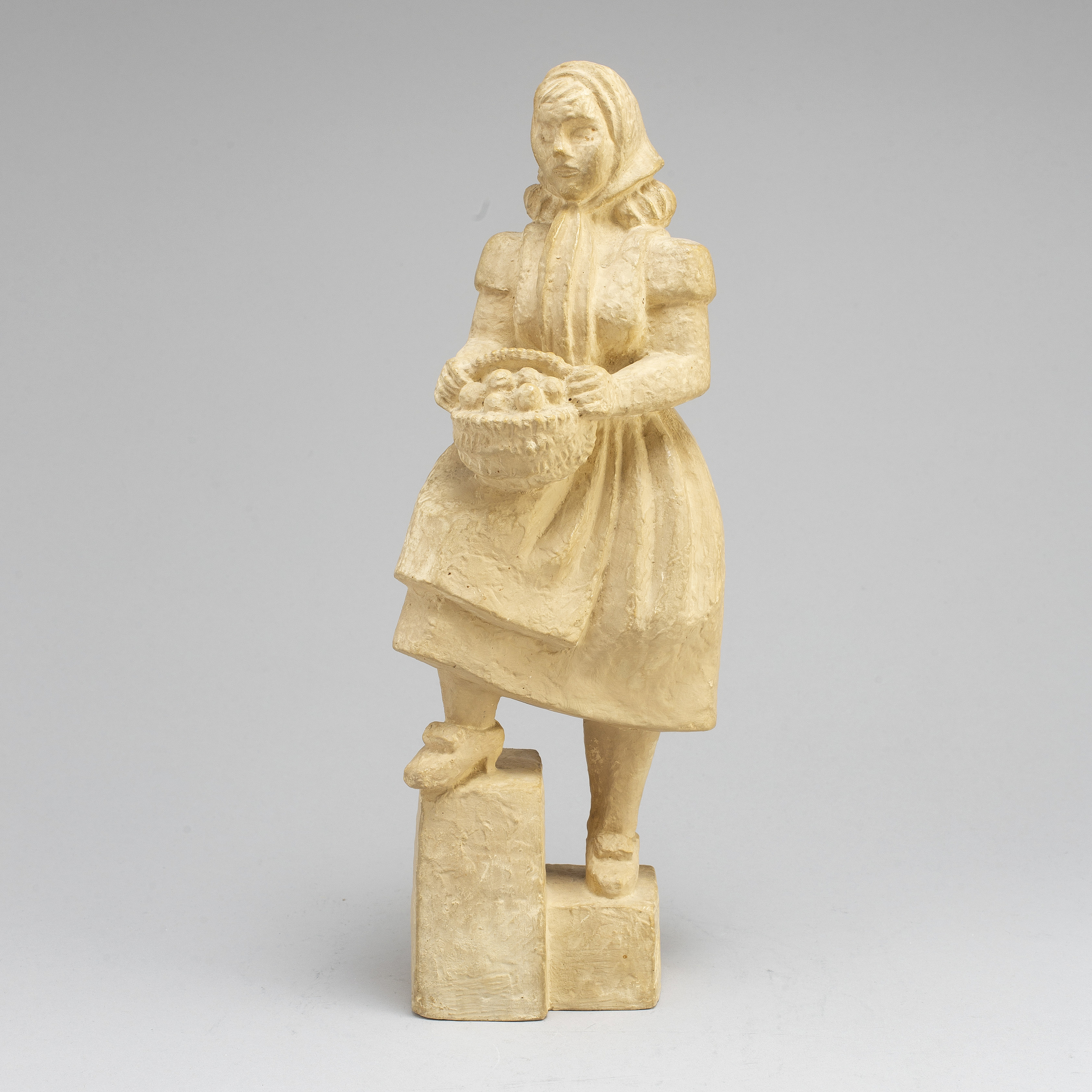 BROR HJORTH, sculpture, plaster, signed. - Bukowskis