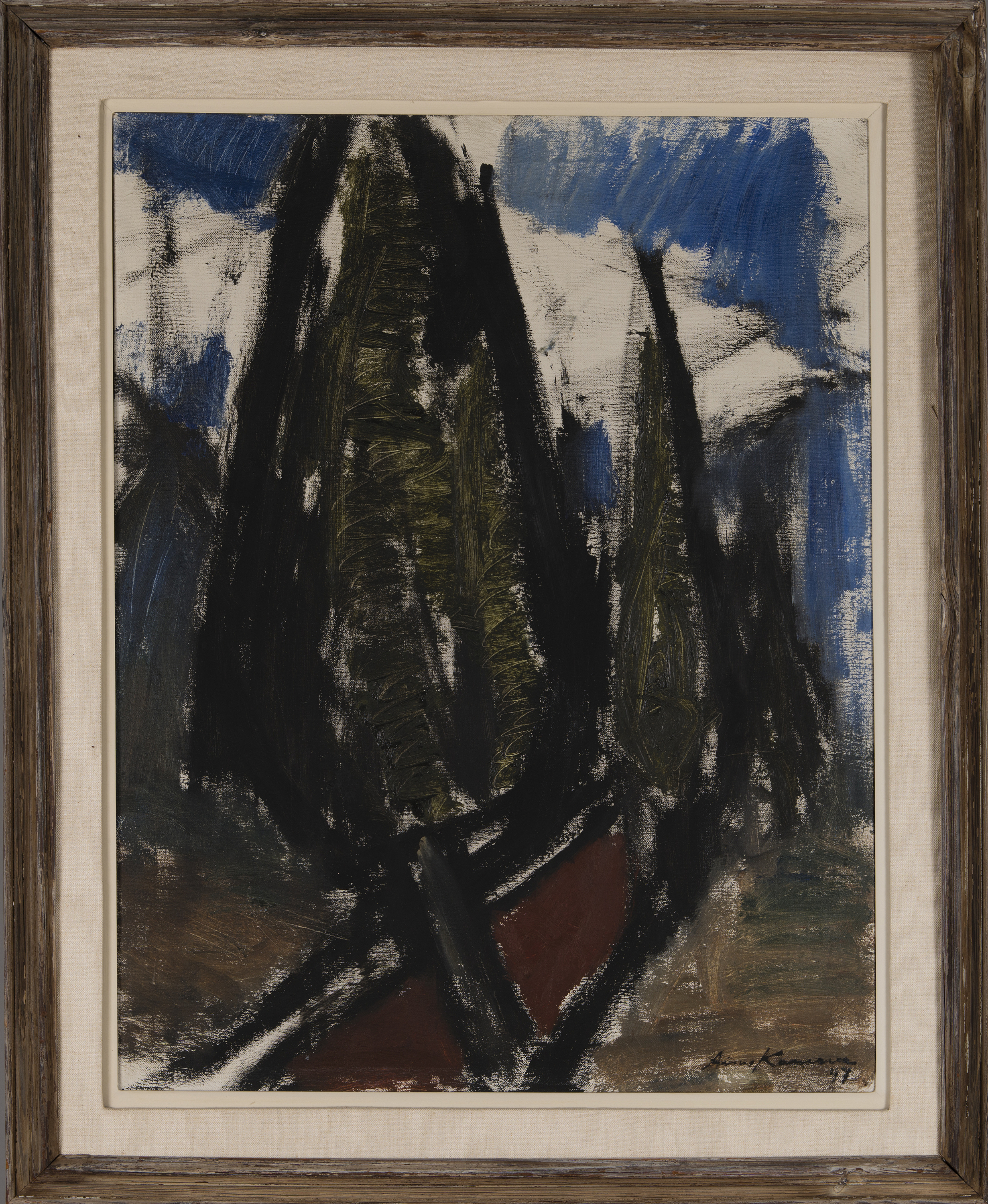 AIMO KANERVA, olja på duk, signerad och daterad -47. - Bukowskis