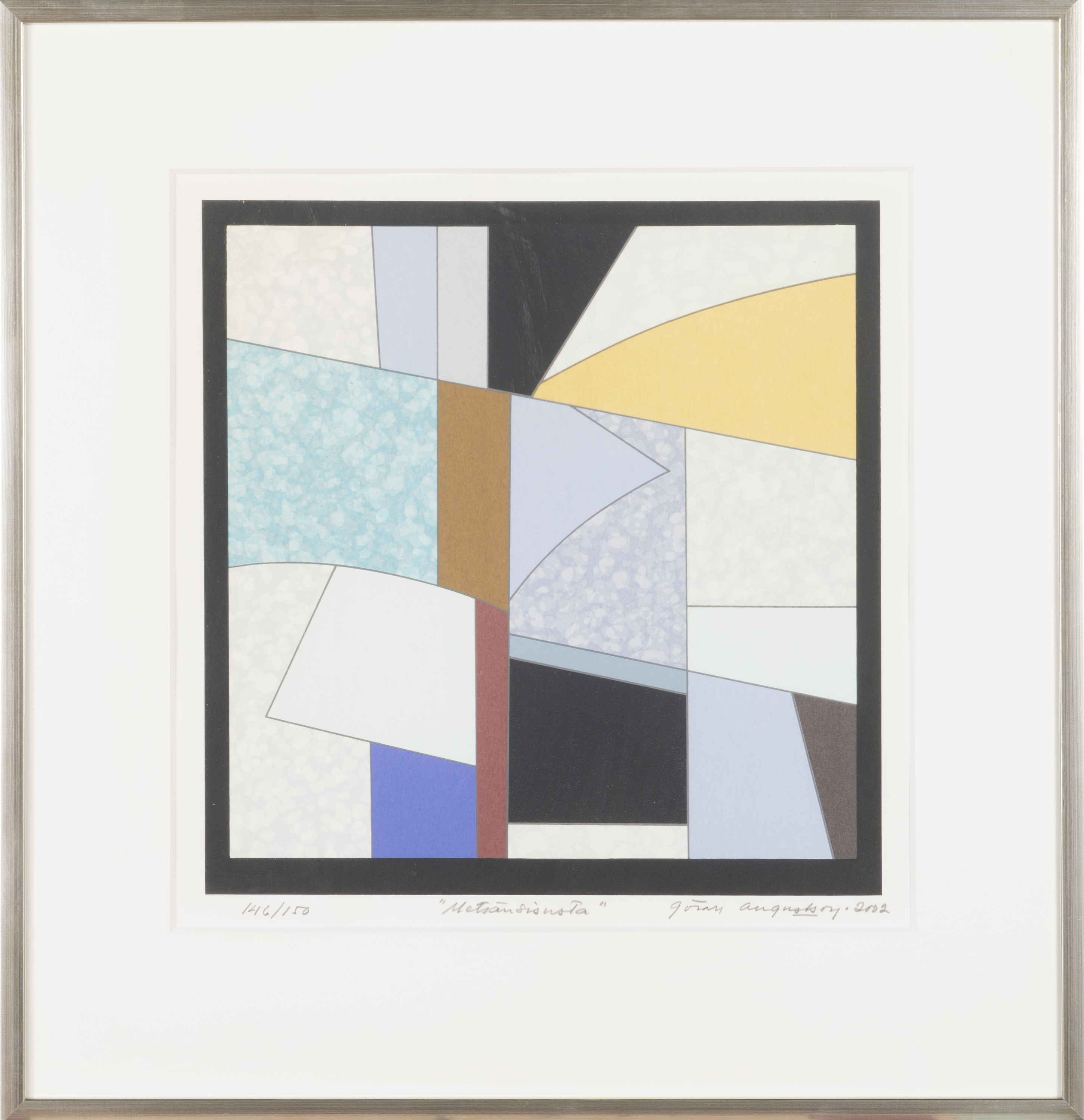 GÖRAN AUGUSTSON, serigraph, signed, dated 2002 and numbered 146/150 ...