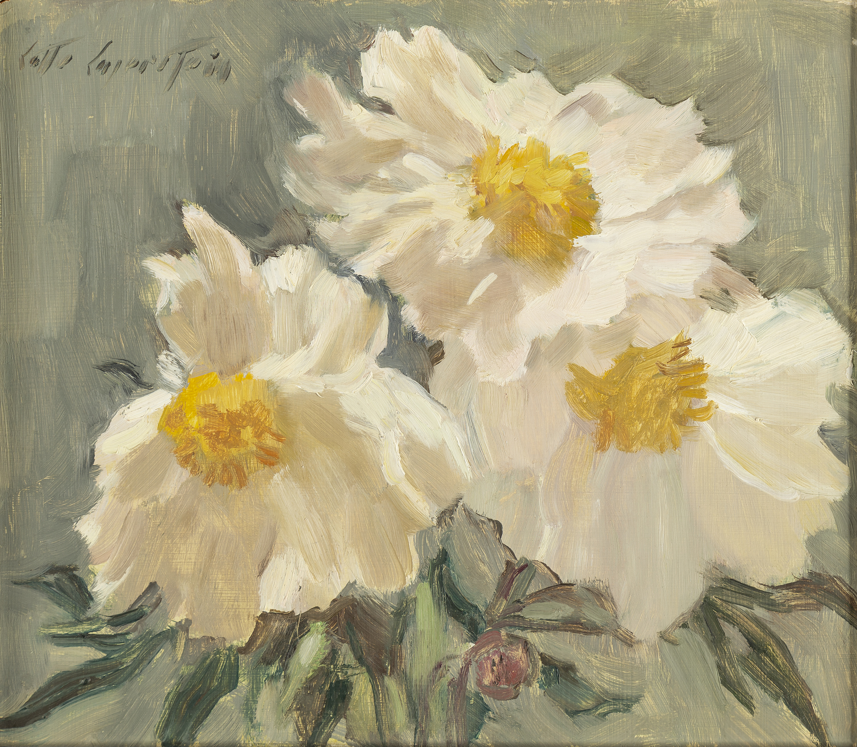 LOTTE LASERSTEIN, oil on panel, signed. - Bukowskis
