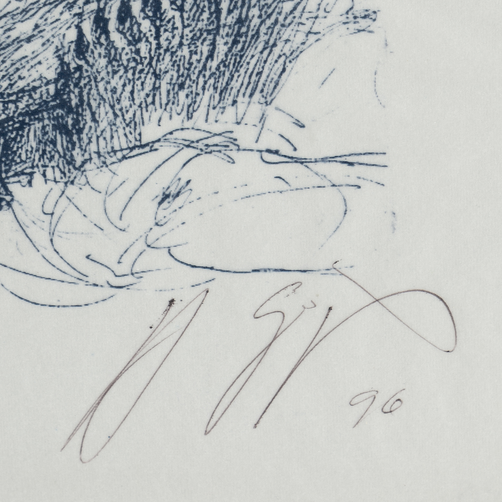 H.R. GIGER, print, signed, dated 96 and numbered 47/150. - Bukowskis