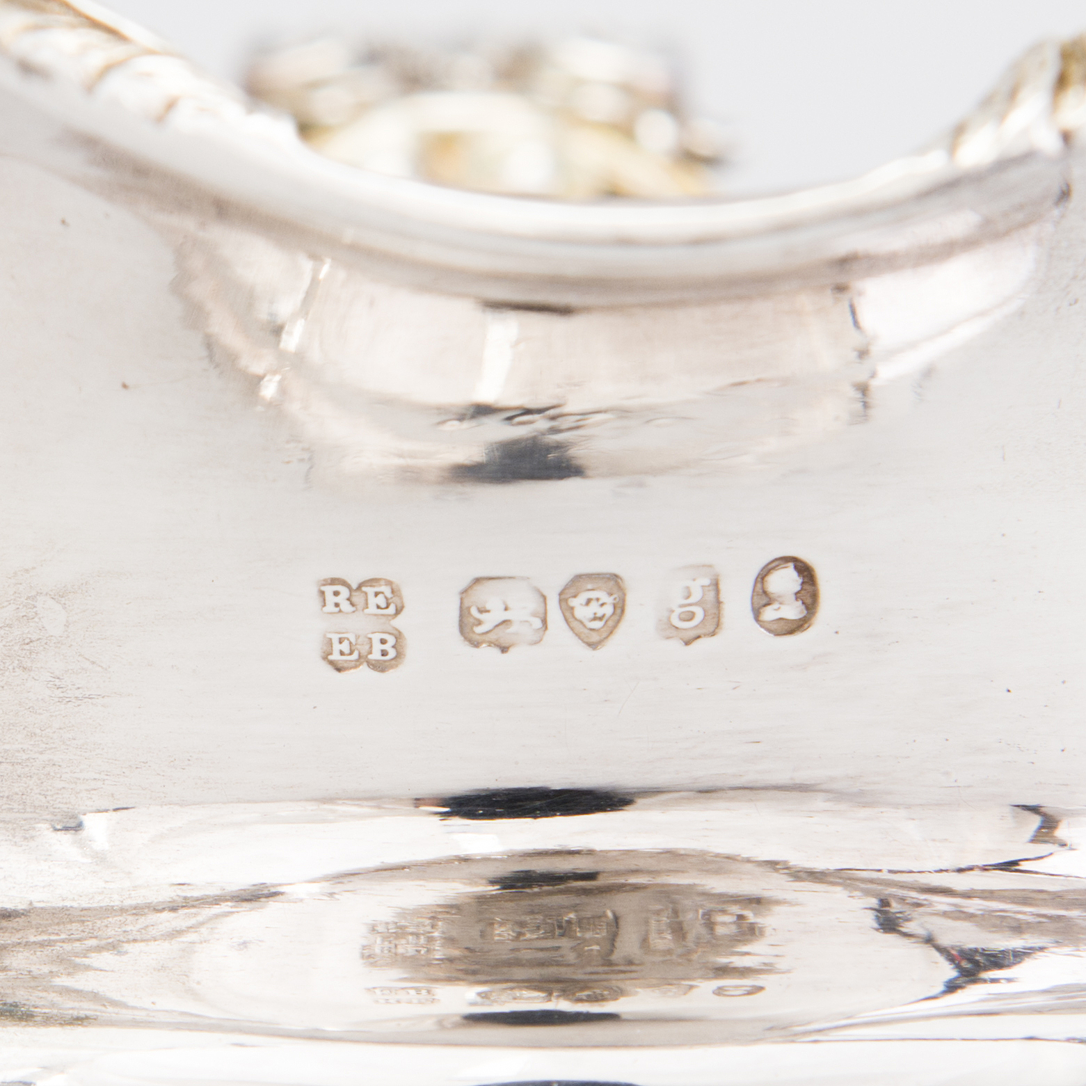 REBECCA EMES & EDWARD BARNARD I, A parcel-gilt milk jug, London 1822 ...