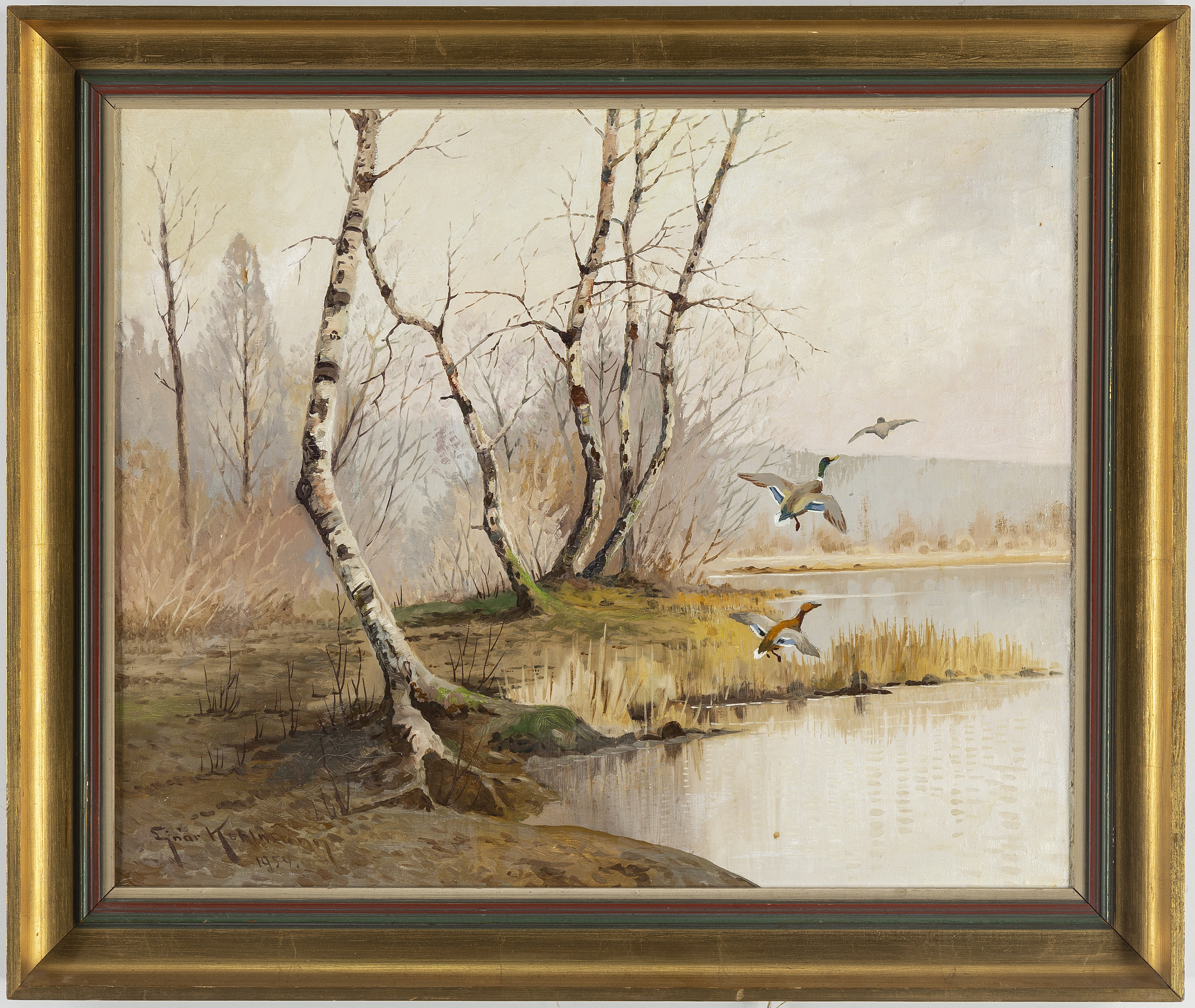 EJNAR KOHLMANN, oil on canvas, signed and dated 1954. - Bukowskis