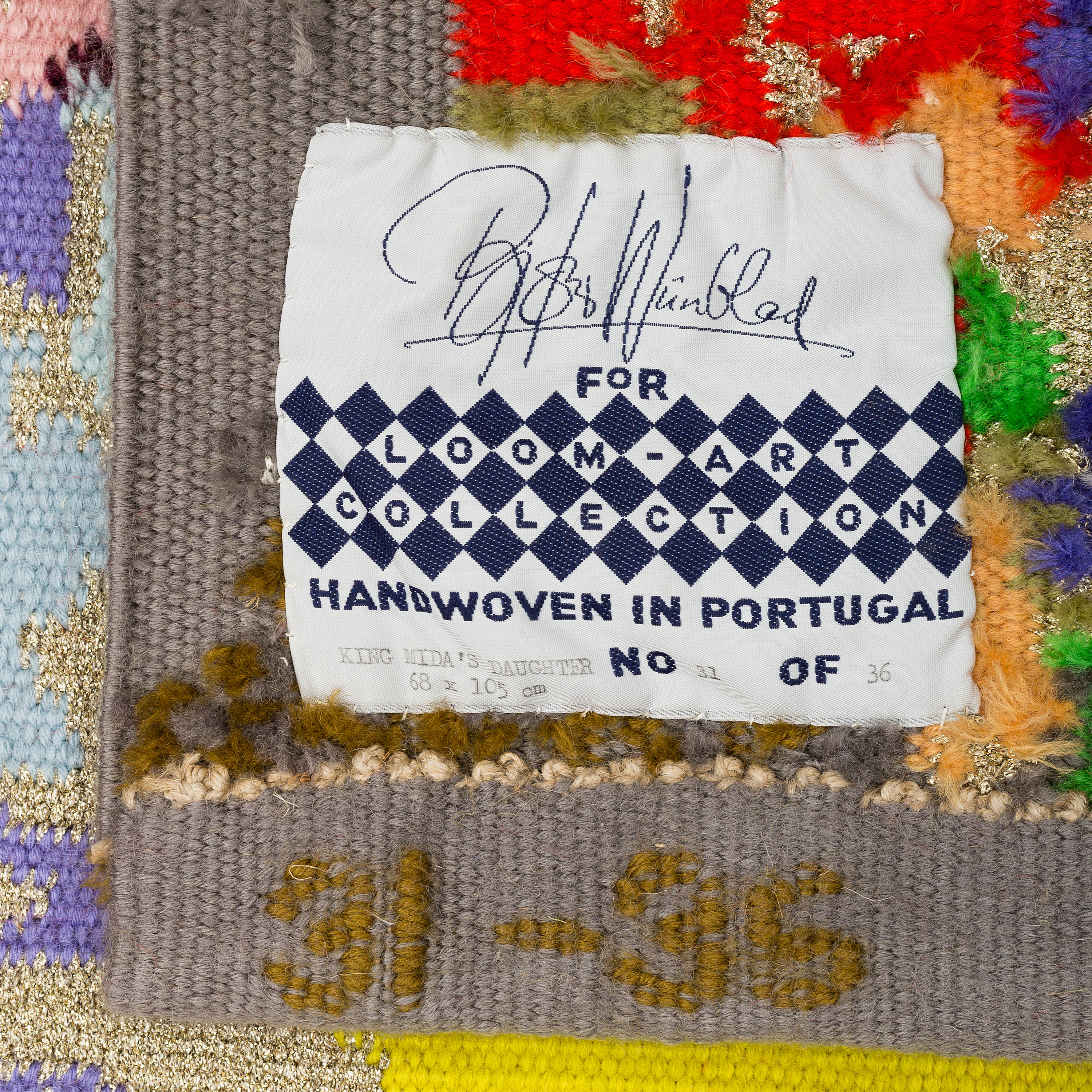 BJÖRN WIINBLAD, tapestry, signed with label and numbered 31/36. - Bukowskis