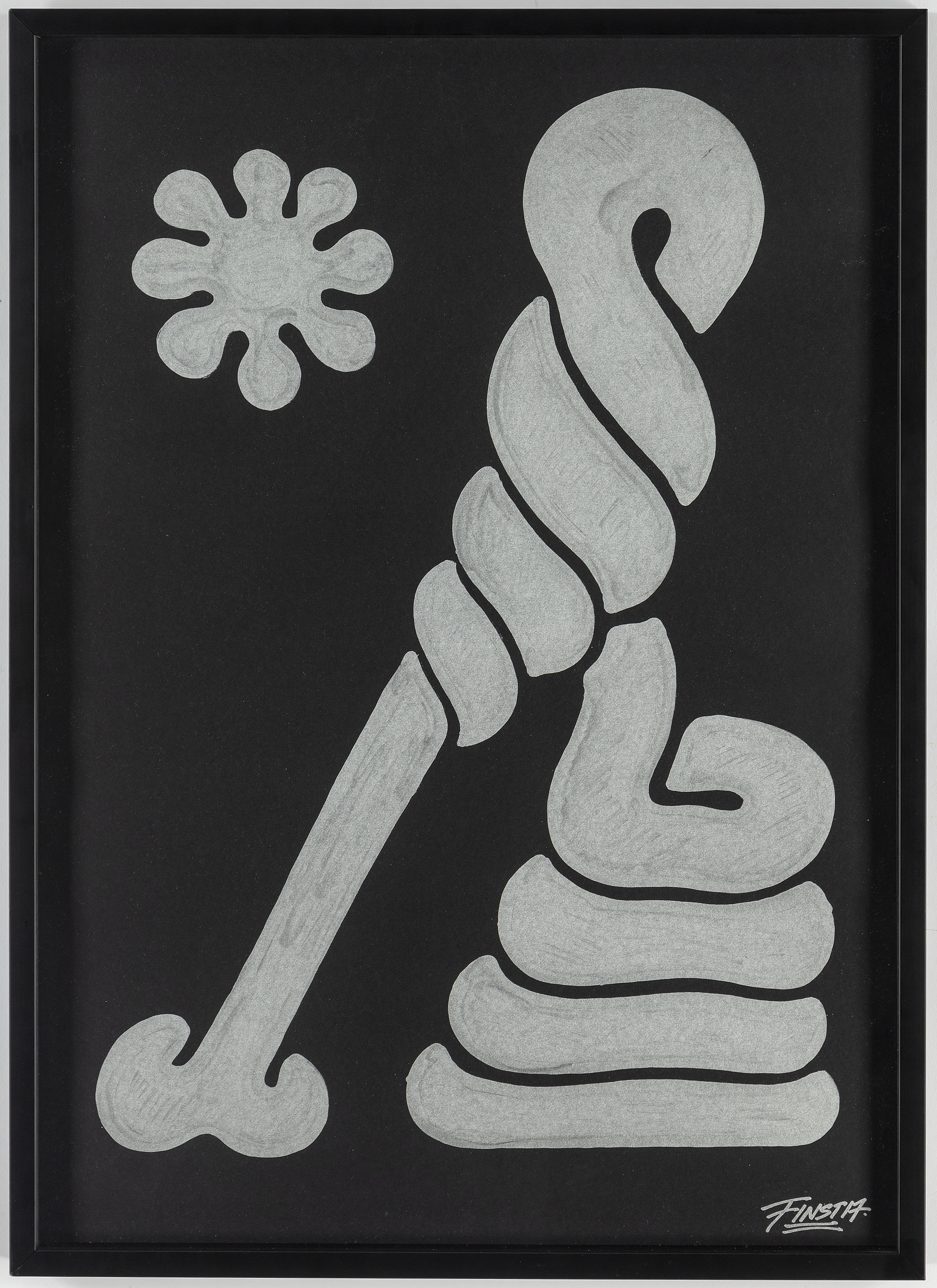 FINSTA, silvermarker on paper, signed. - Bukowskis