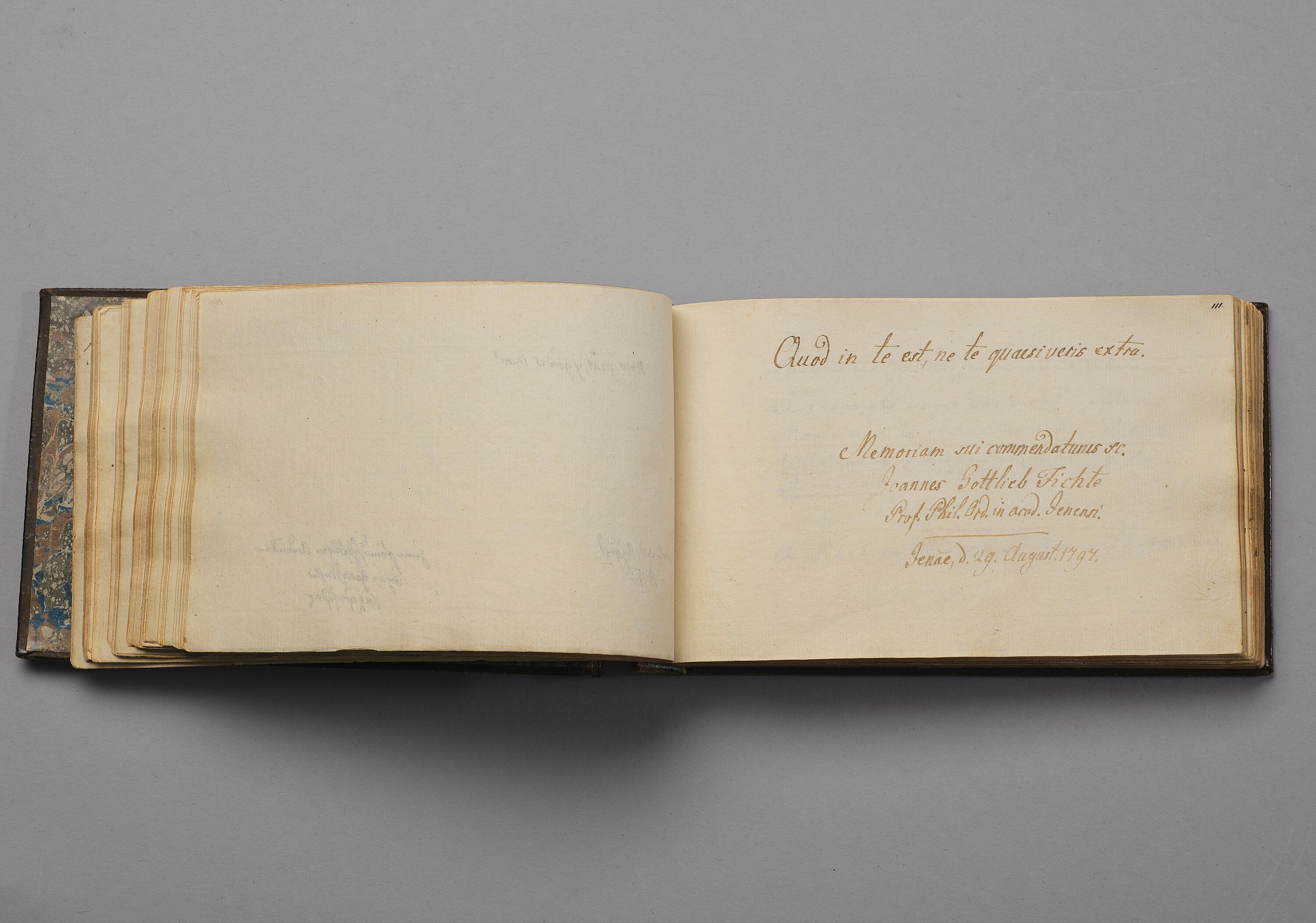 An Outstanding Liber Amicorum with autograph contributions by Schiller ...