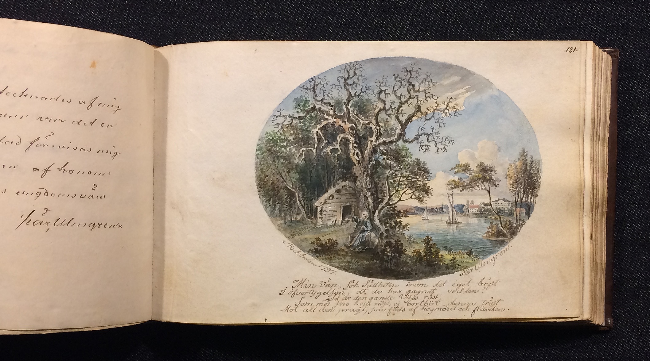 STAMBOK, för Lars Peter Wåhlin (1772-1834), förd från 1797, bidrag av ...