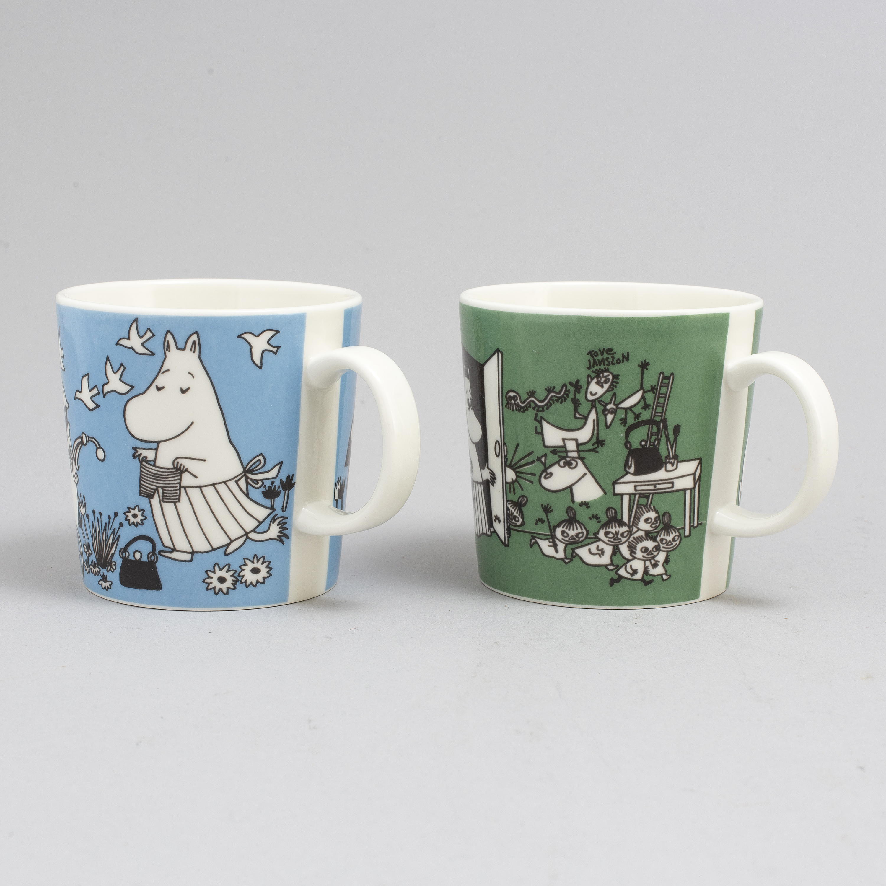 MUMINMUGGAR, 2 st, porslin, Moomin Characters, Arabia, Finland. - Bukowskis