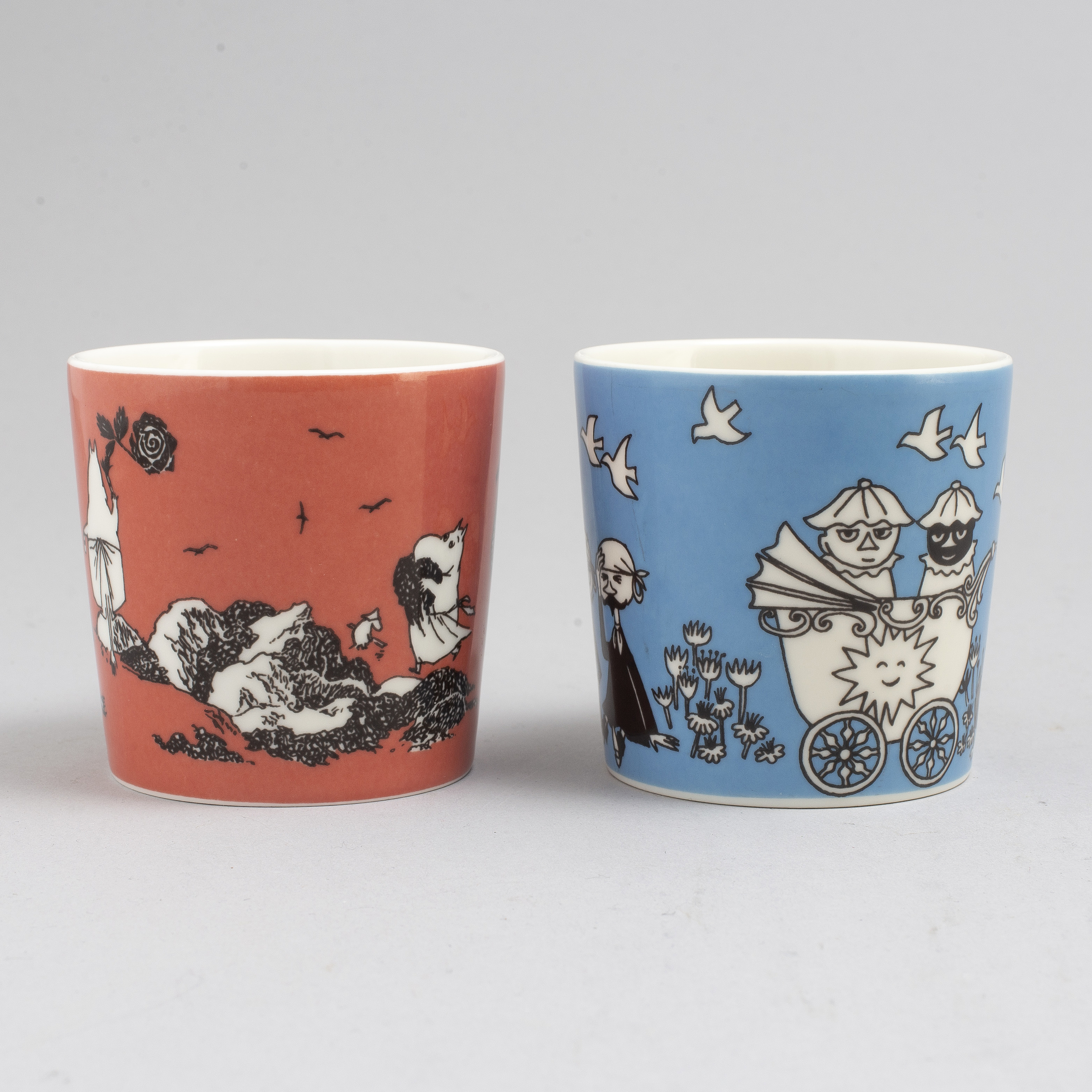 MUMINMUGGAR, 2 st, porslin, Moomin Characters, Arabia, Finland. - Bukowskis