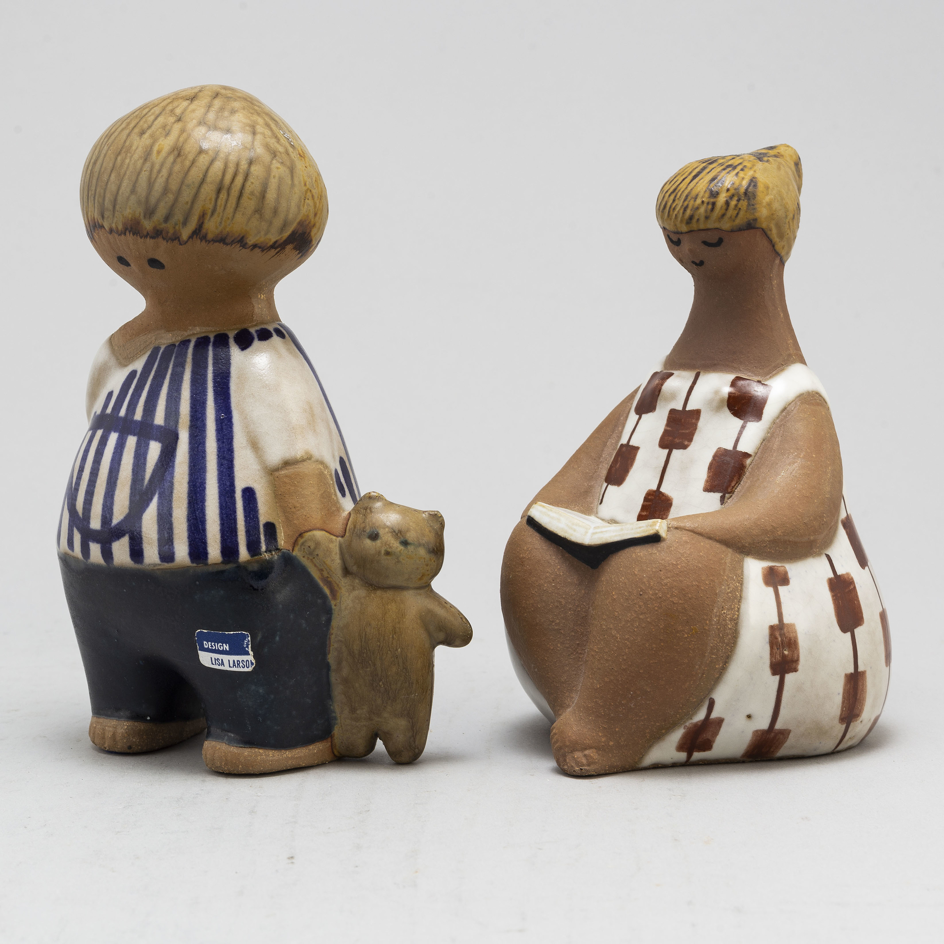 LISA LARSON, figuriner, 4 st, stengods, Gustavsberg-. - Bukowskis