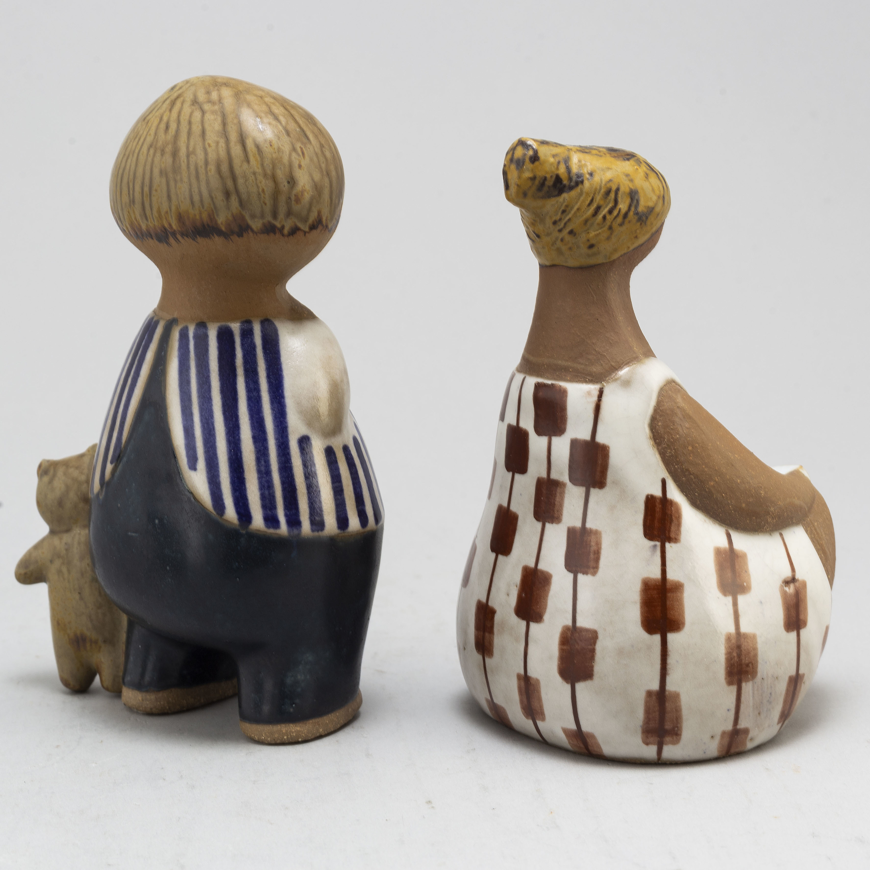 LISA LARSON, figuriner, 4 st, stengods, Gustavsberg-. - Bukowskis