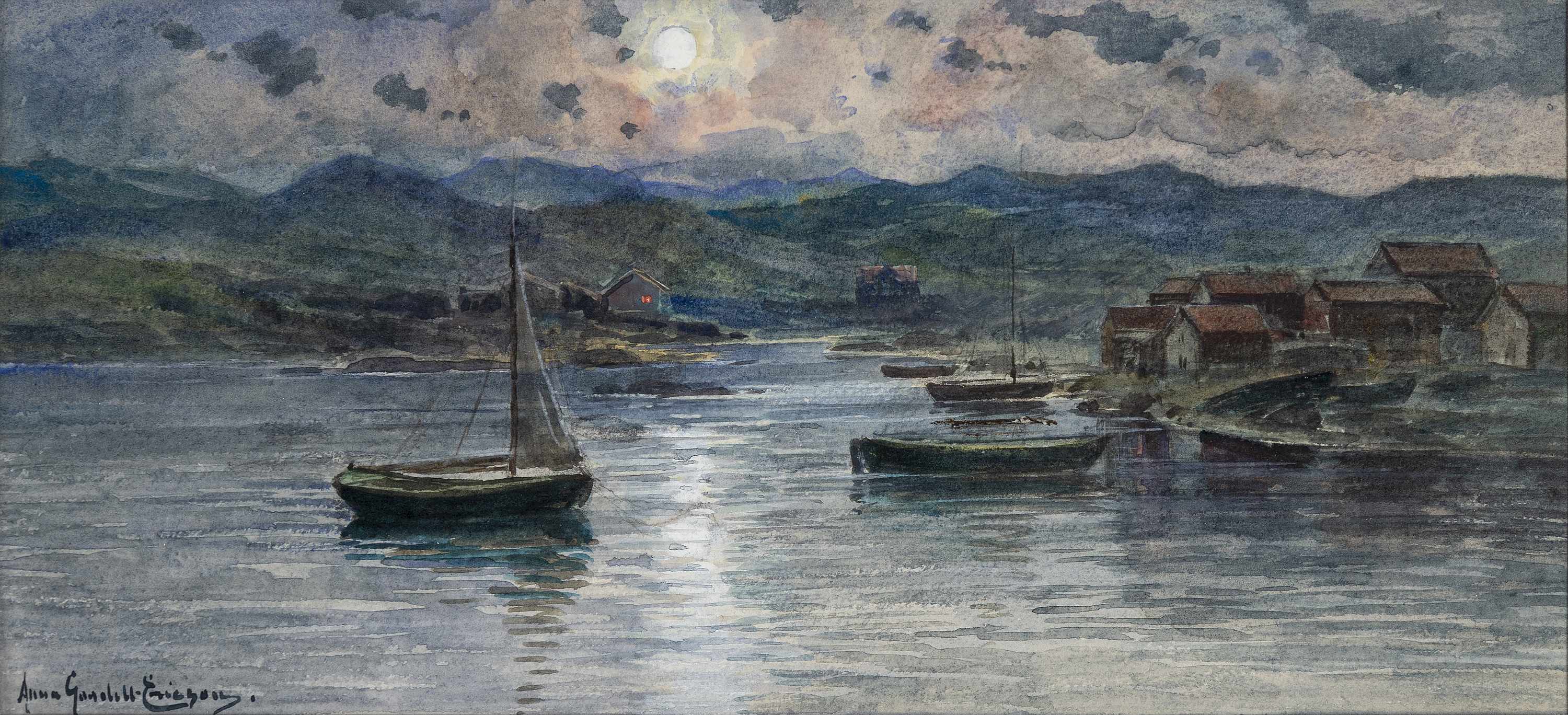 ANNA GARDELL-ERICSON, akvarell, signerad. - Bukowskis