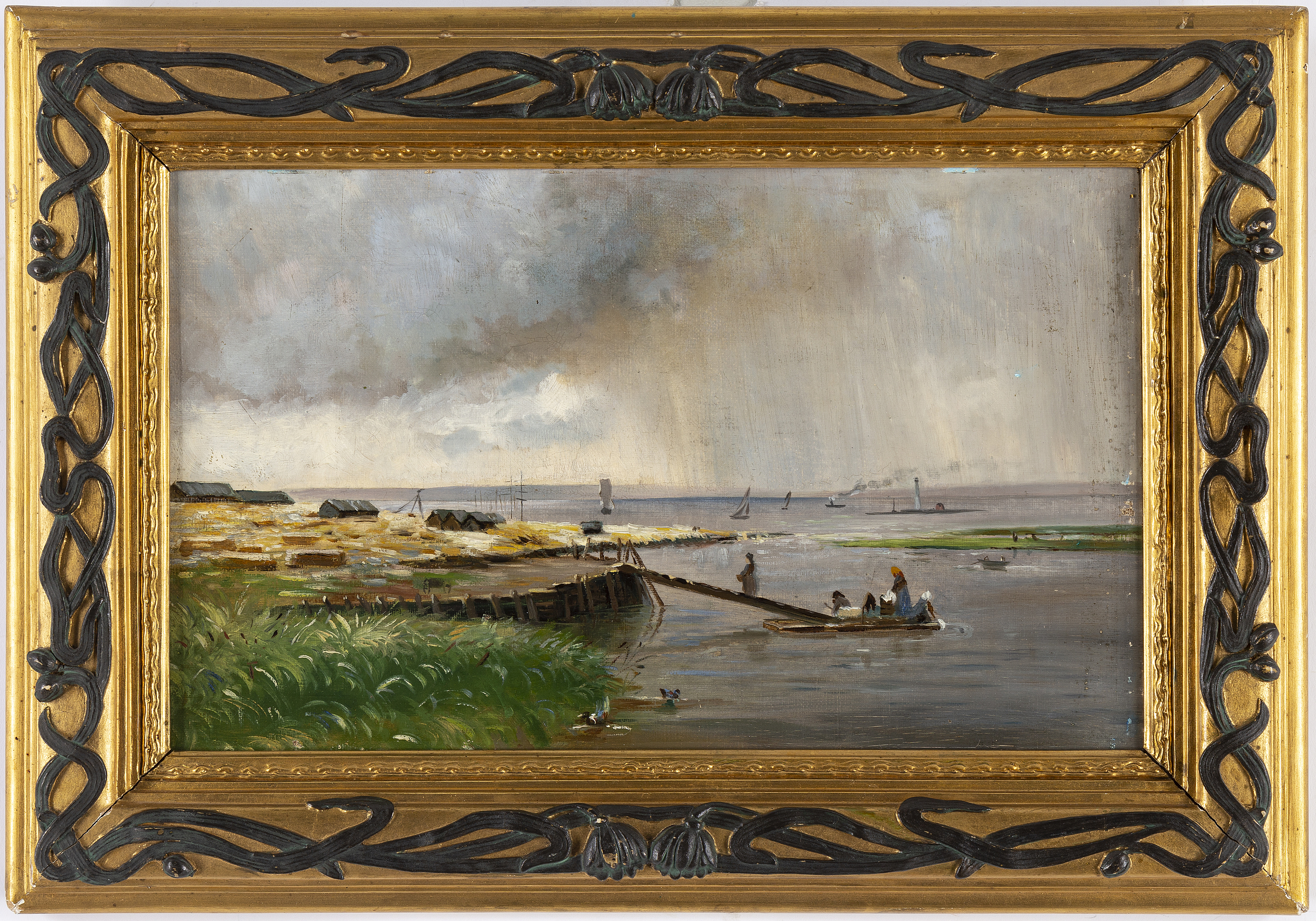 A 19th century painting by Gerda Backlund. - Bukowskis