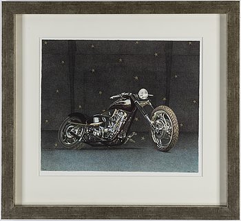 JOHN-E FRANZÉN, lithograph in colours, signed 163/250. Dated 2004 ...