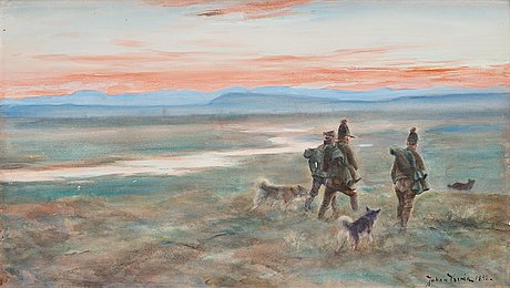 Johan Tirén, Northern landscape. - Bukowskis