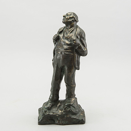 AXEL EBBE, A SIGNED BRONZE. - Bukowskis