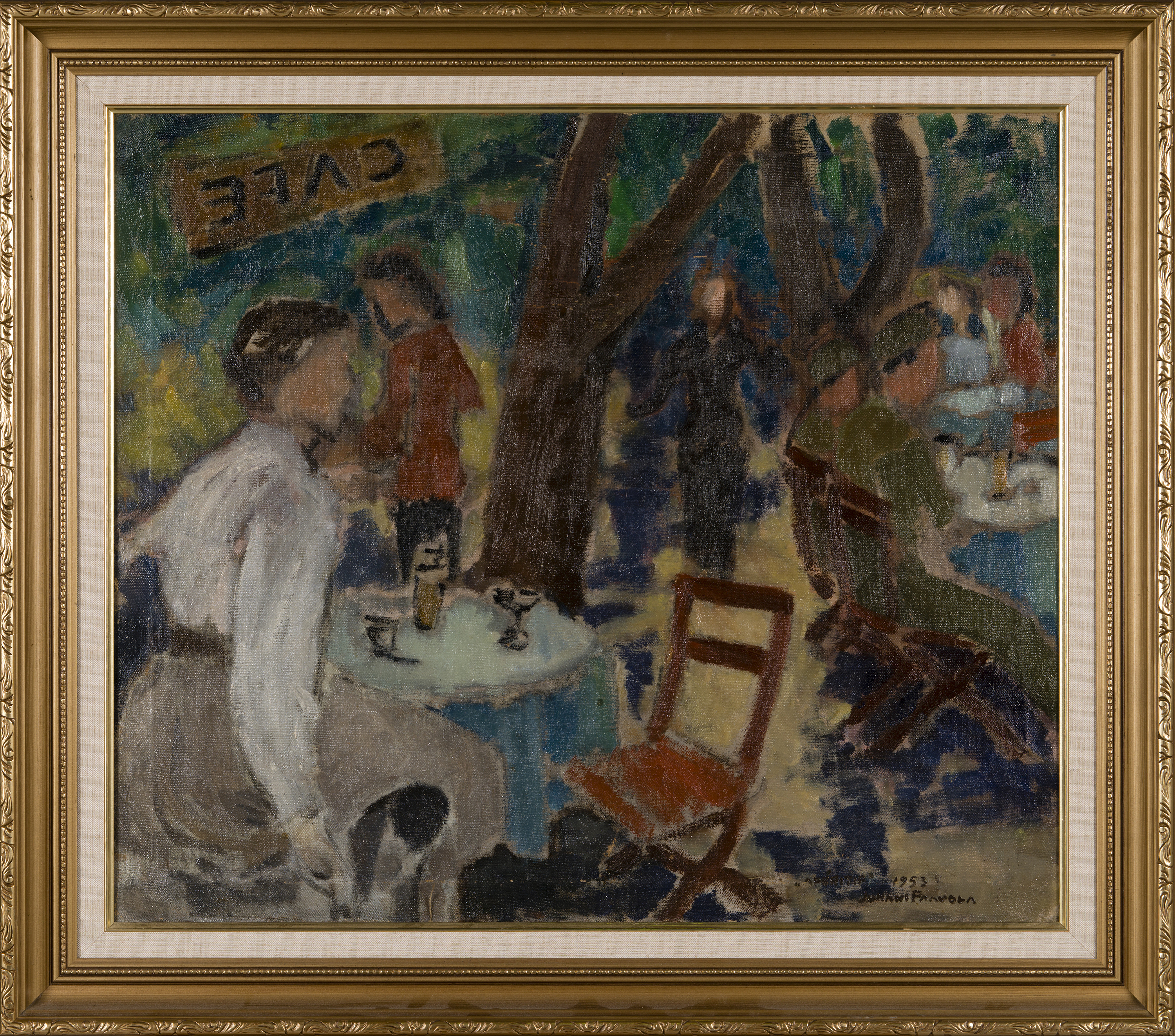 JUHANI PAAVOLA, oil on canvas, signed and dated -53. - Bukowskis