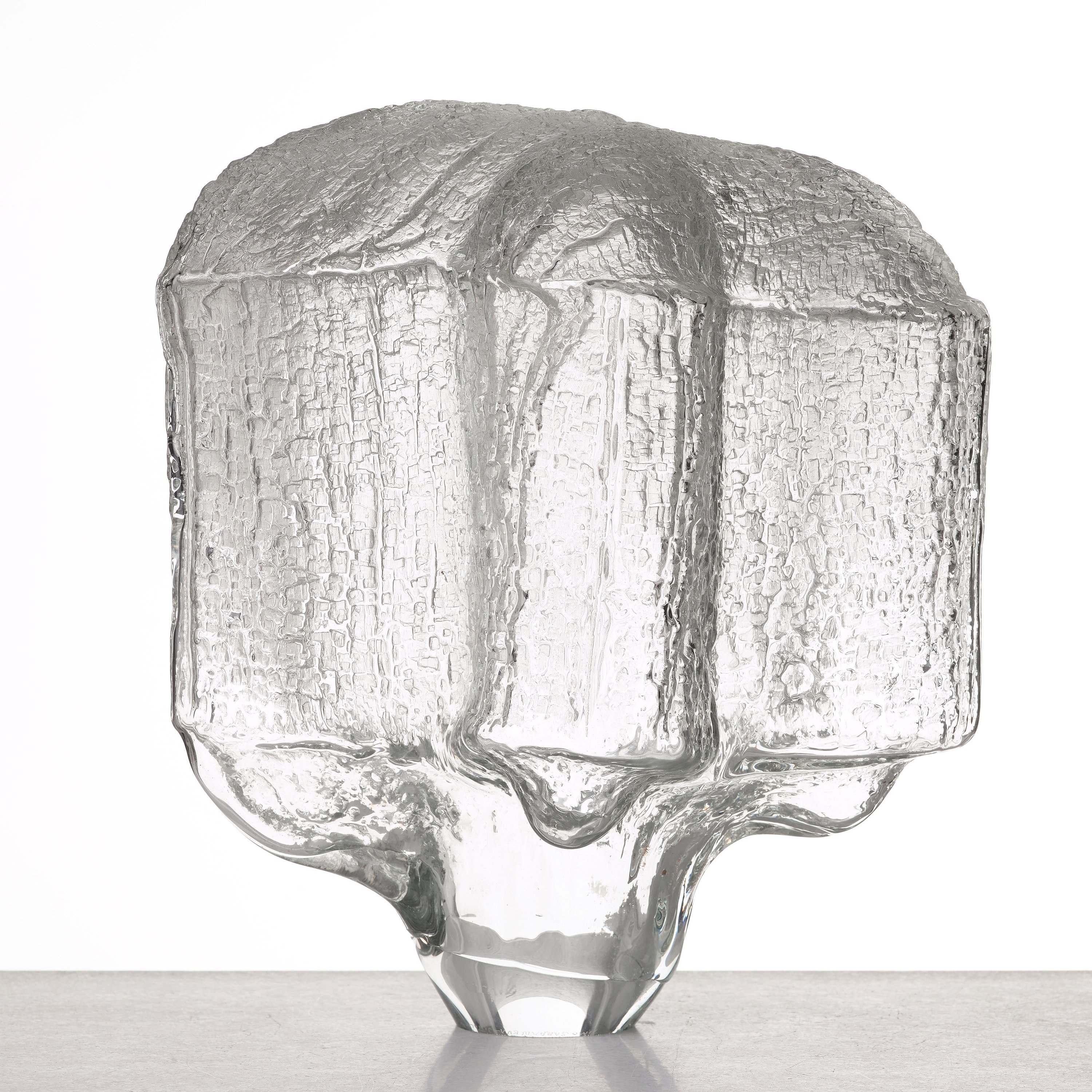 Timo Sarpaneva, a mould blown glass sculpture, Iittala, Finland 1966 ...