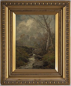 GUSTAF RYDBERG, oil on paper-panel, signed G. Rydberg. - Bukowskis