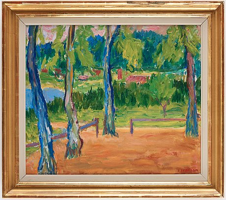 Ivan Ivarson, "Landscape". - Bukowskis