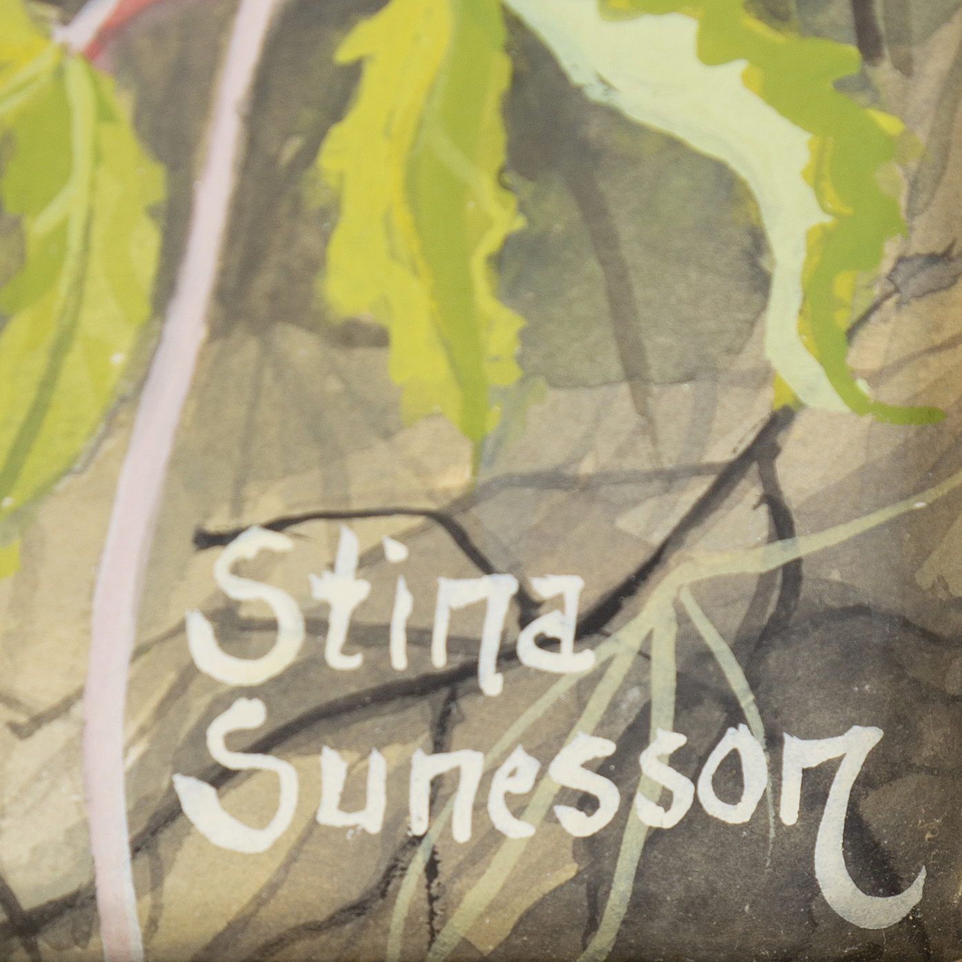 STINA SUNESSON, gouache, signerad. - Bukowskis