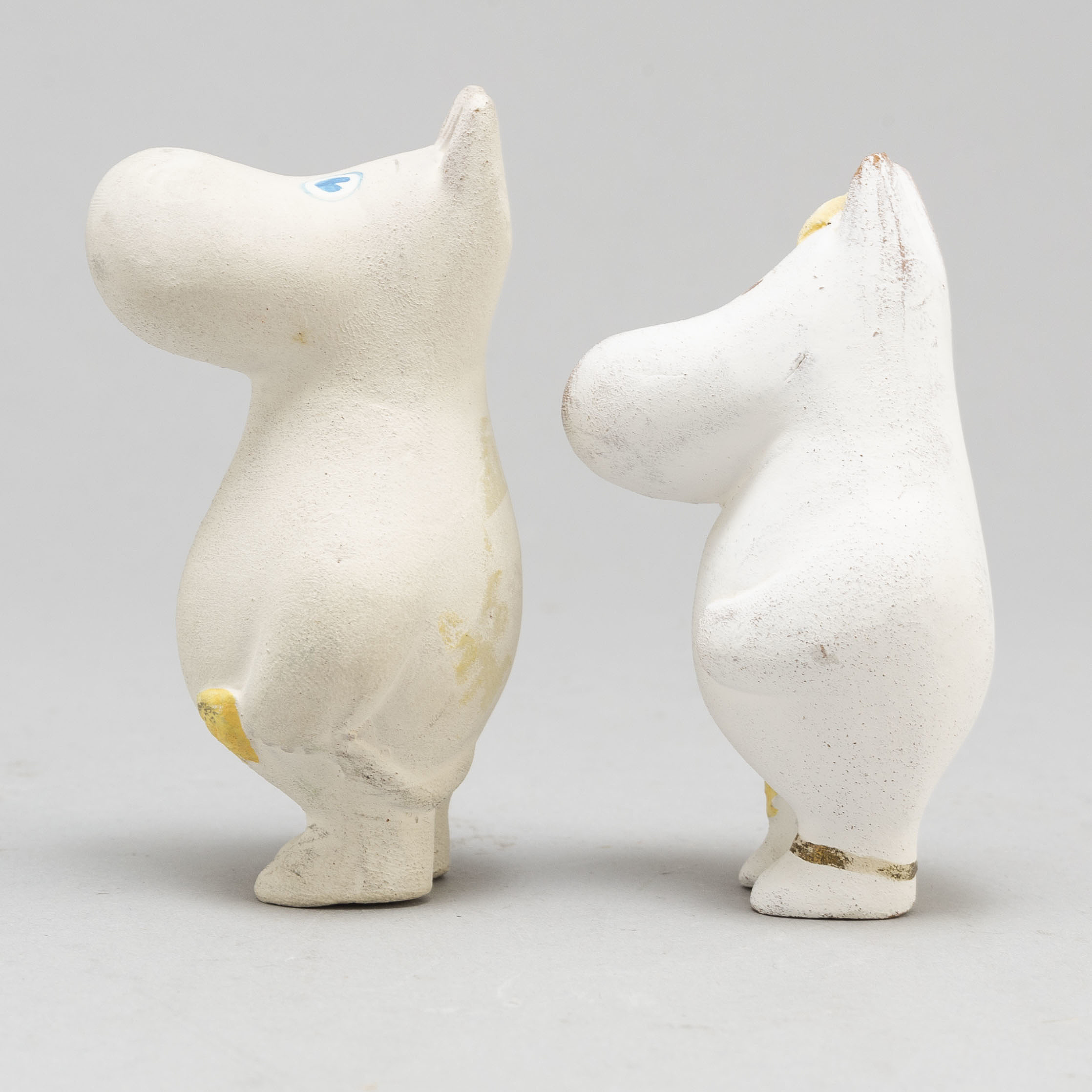 LARS JANSSON, two plaster moomin figures, 1970s. - Bukowskis