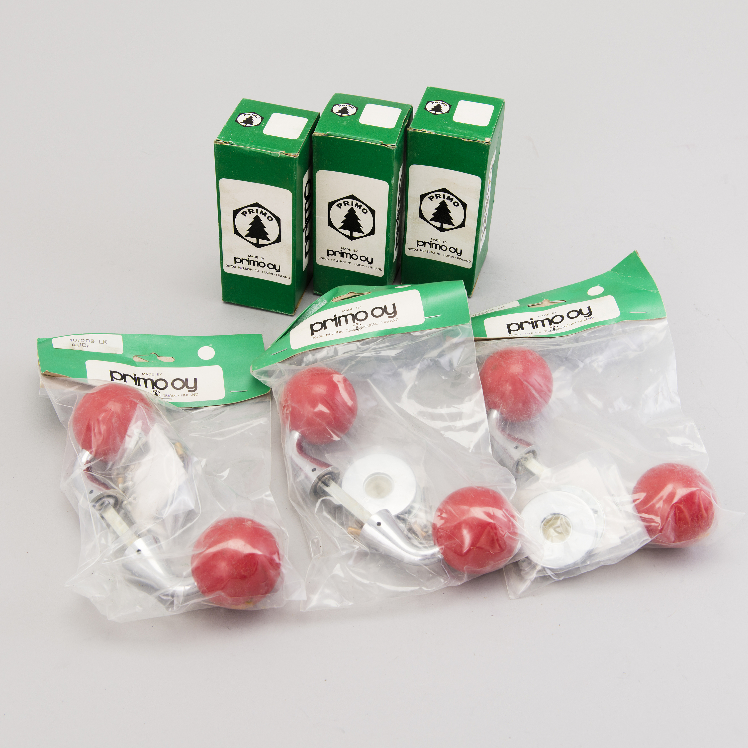 TIMO SARPANEVA SET OF SIX WHITE PALLO DOOR HANDLES, manufactured by ...