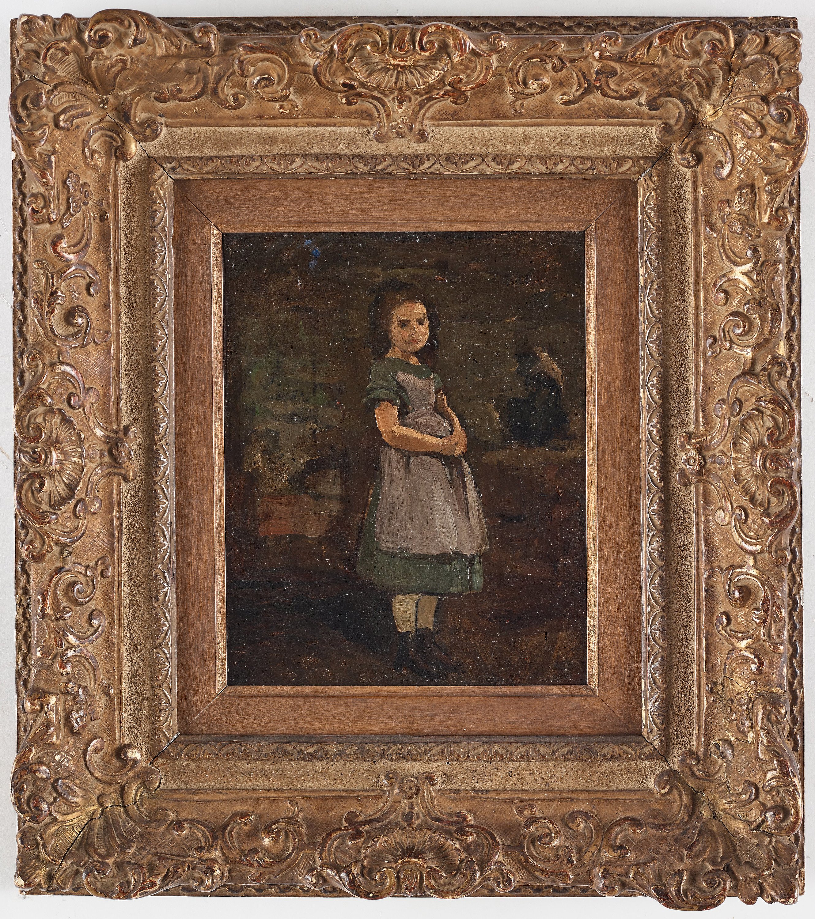 Ernst Josephson, Standing girl, motif from Eggedal. - Bukowskis