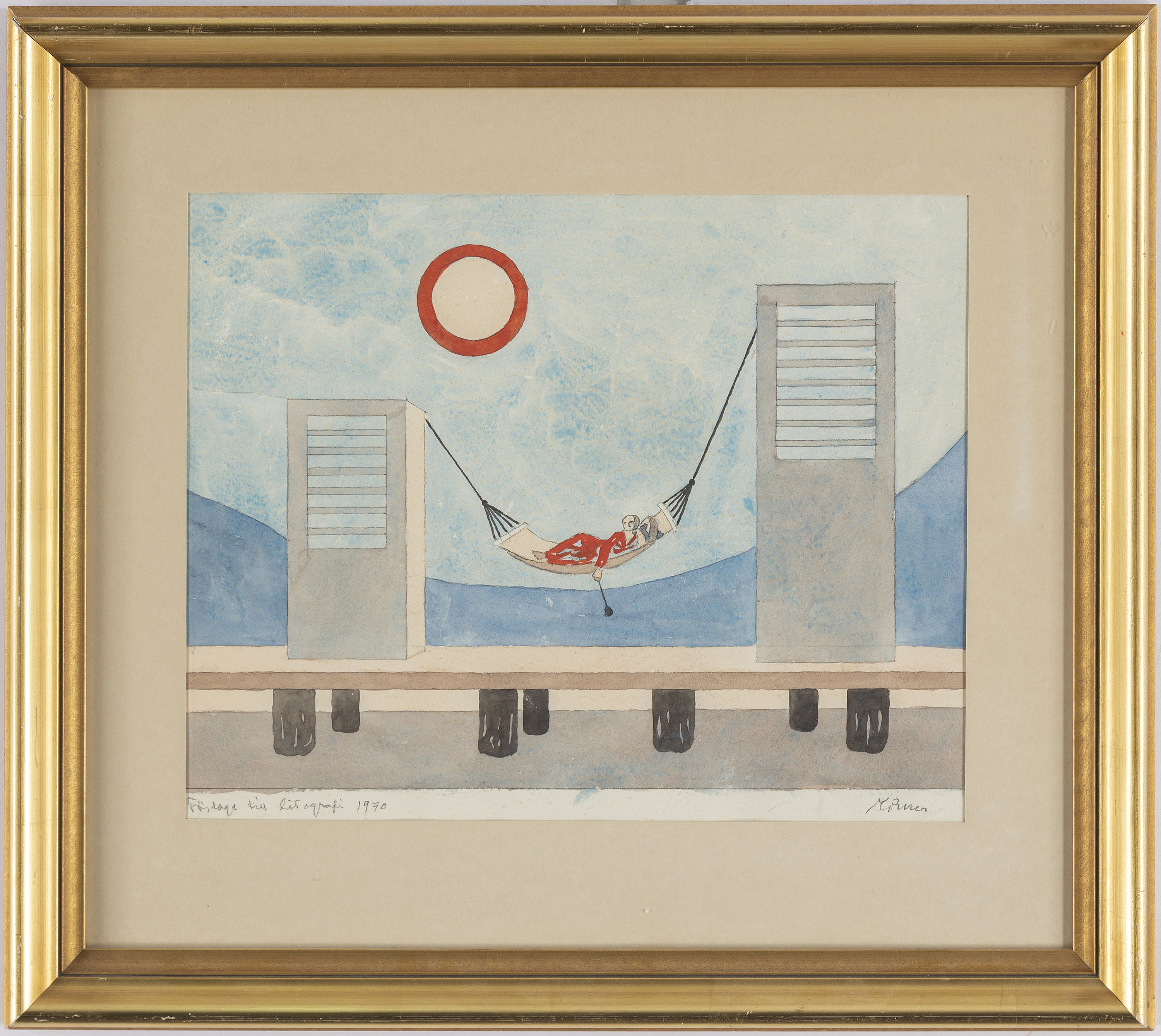 STELLAN MÖRNER, watercolor, signed and dated 1970. - Bukowskis