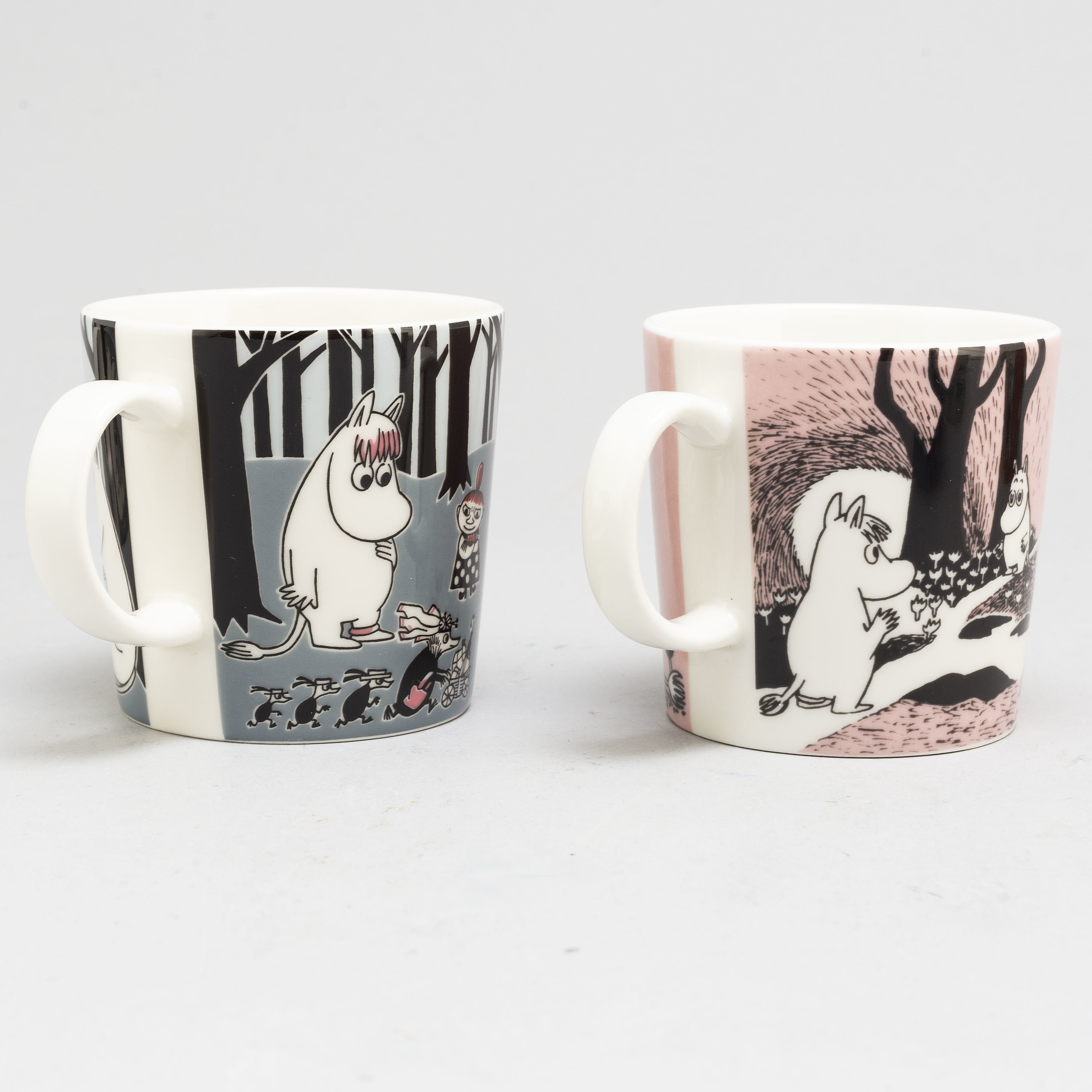 MUMINMUGGAR, 9 st, porslin, Moomin Characters, Arabia, Finland. - Bukowskis