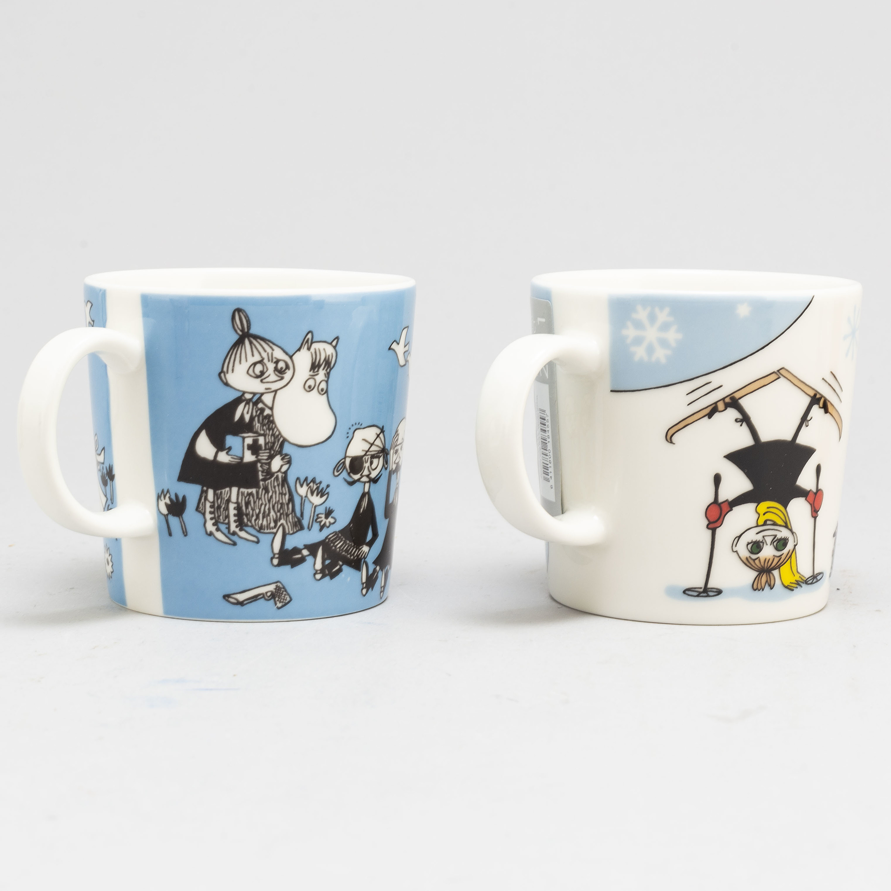 MUMINMUGGAR, 9 st, porslin, Moomin Characters, Arabia, Finland. - Bukowskis
