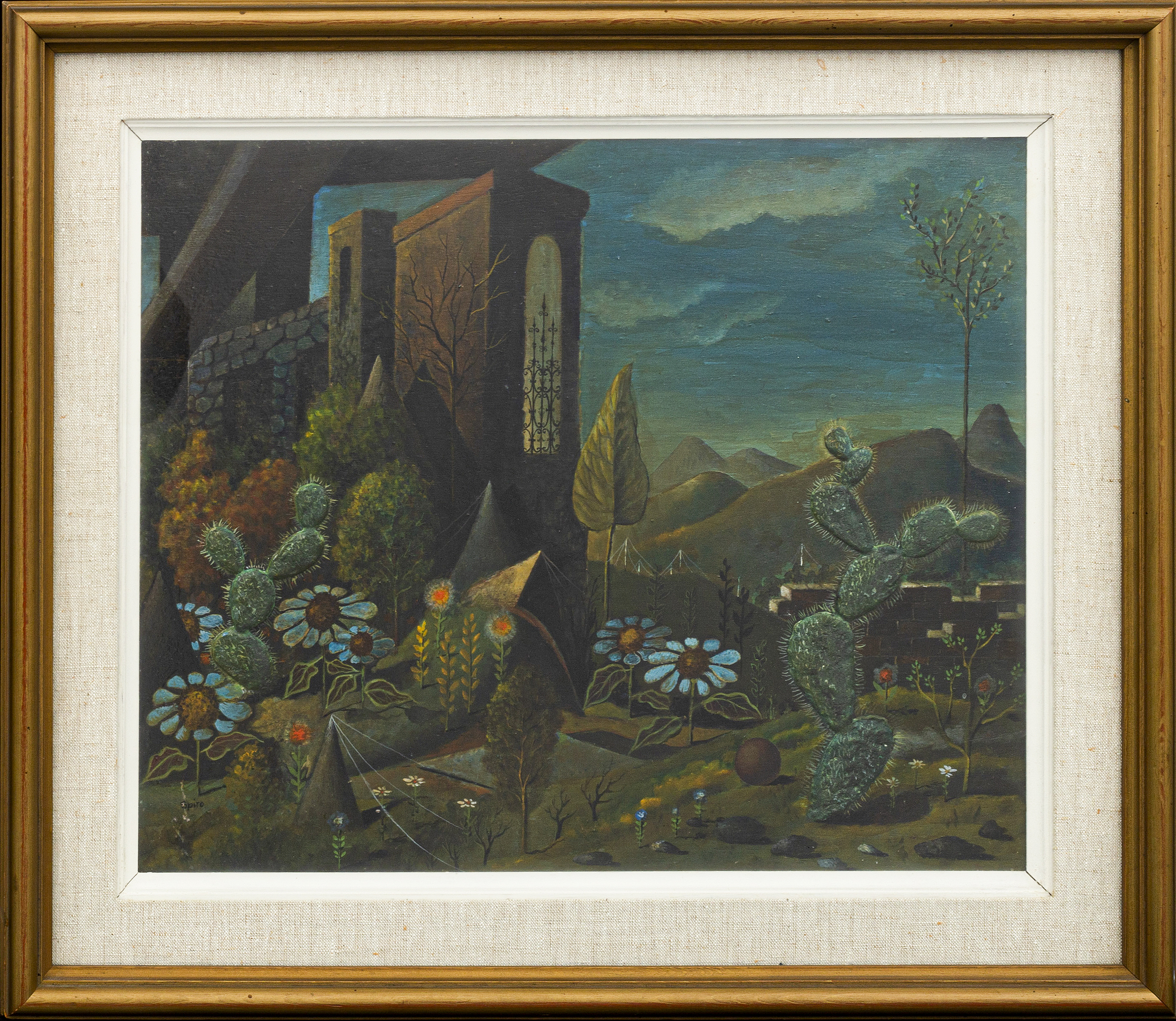 GEORGES SPIRO, olja på pannå delvis relief signerad. - Bukowskis