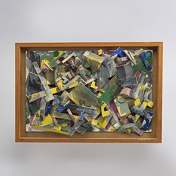 ELIS ERIKSSON, väggobjekt, blandteknik, monogramsignerad. - Bukowskis