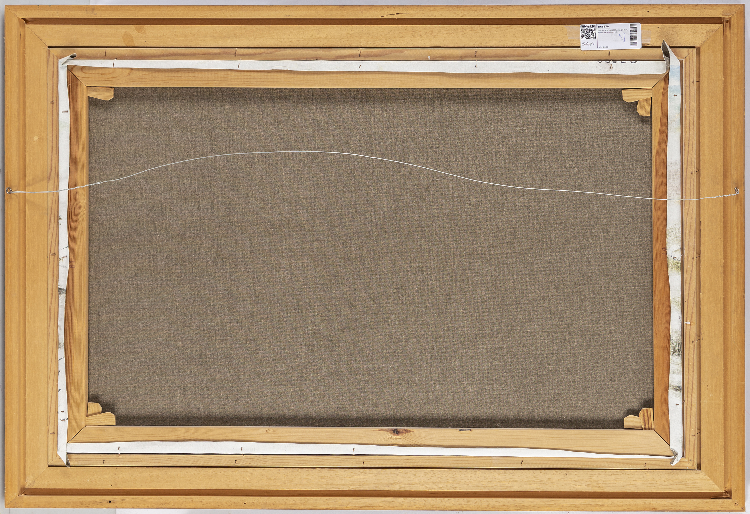 LOTHAR SCHLÜTER, oil on canvas, signed. - Bukowskis