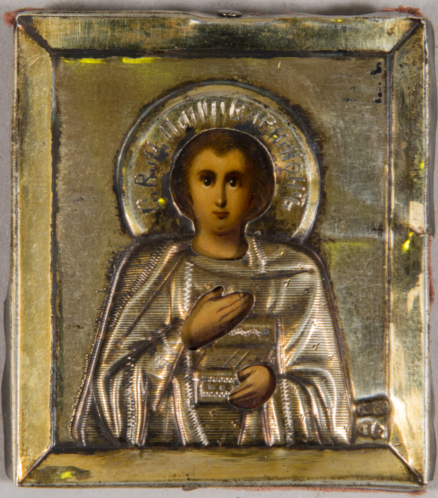 TWO ICONS, silver, Russia late 19th century. - Bukowskis