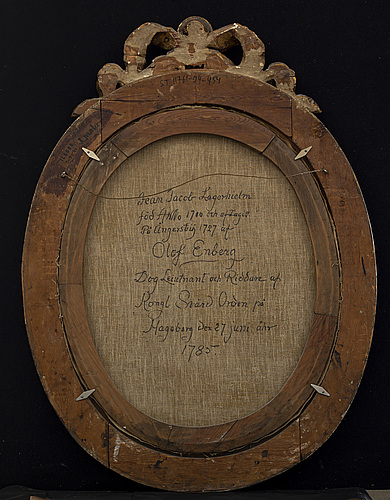OLOF ENBERG, oil on canvas, 18th century. - Bukowskis