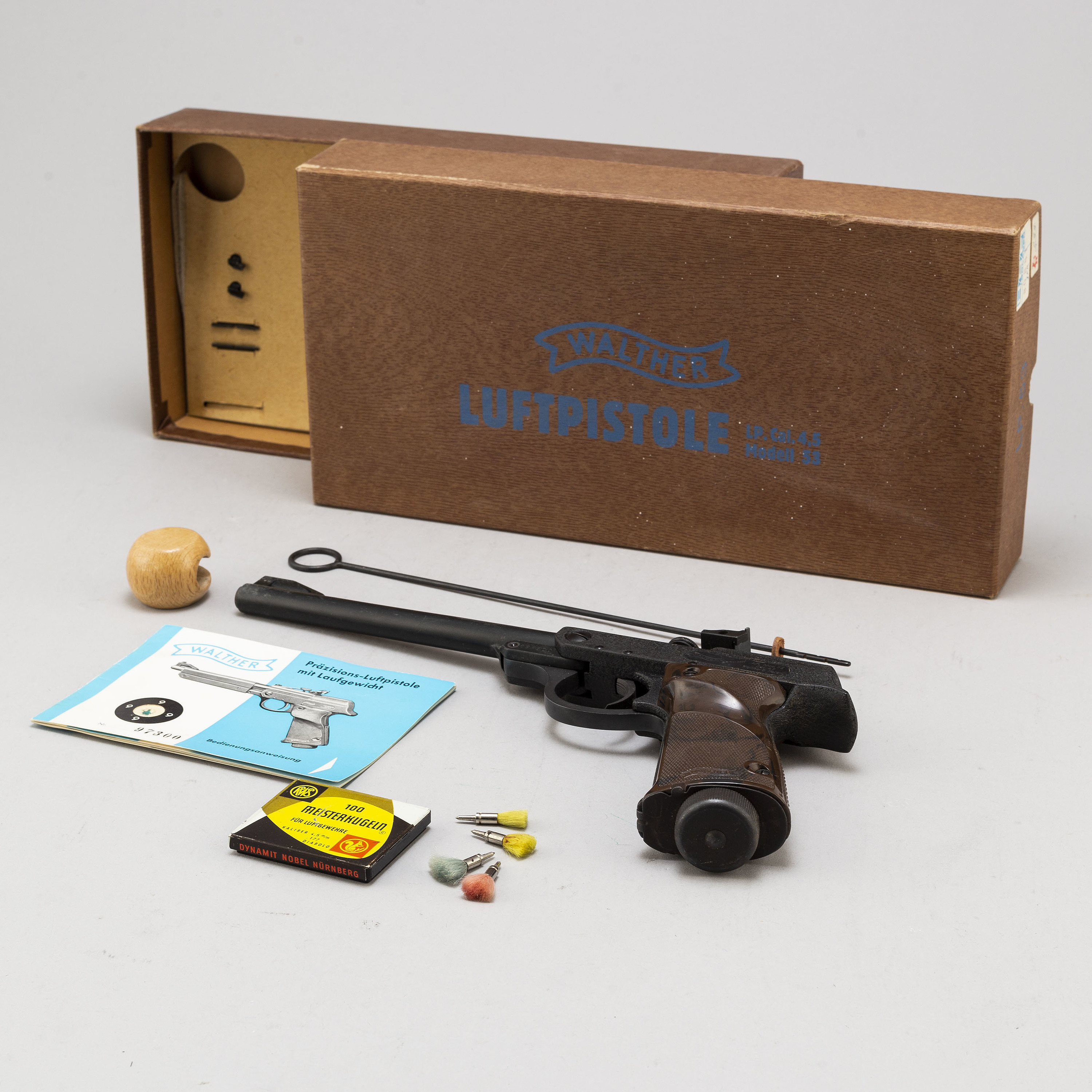 LUFTPISTOL, Walther LP mod. 53 cal 4,5, Tyskland. I produktion 1953 ...