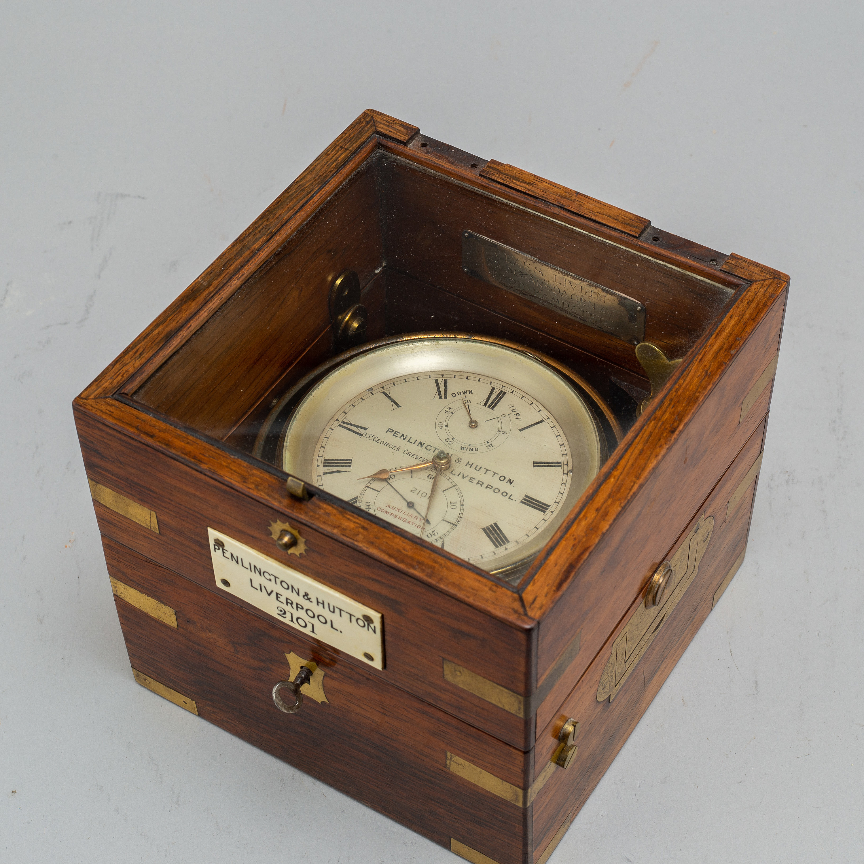 A Penlington & Hutton marine chronometer, Liverpool, second half of the ...