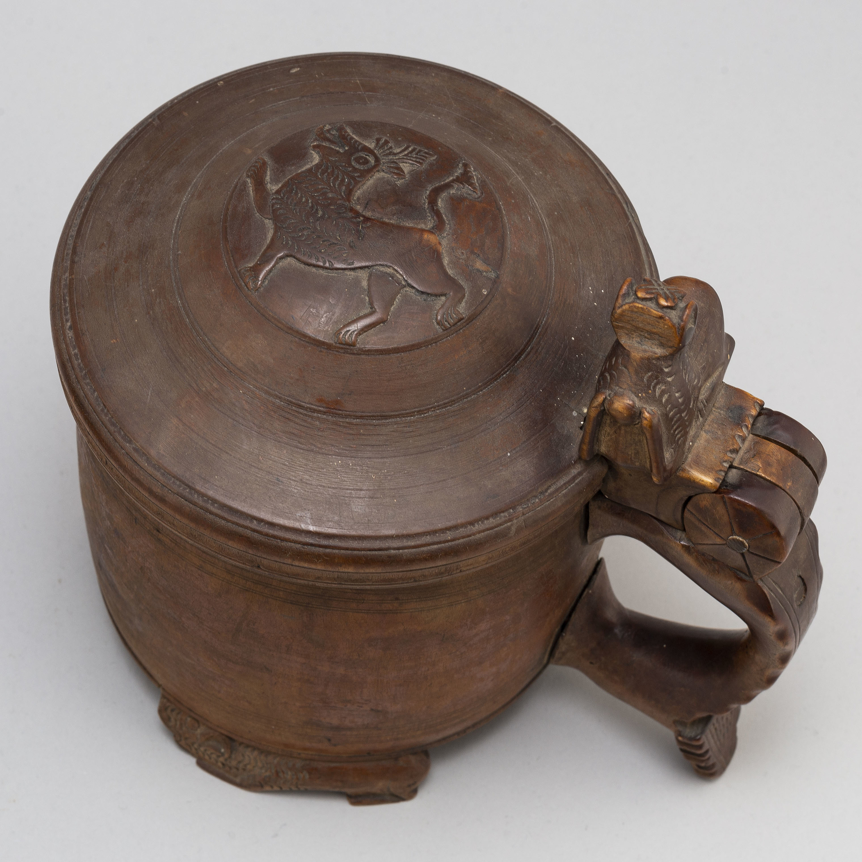 Two Norwegian 18th century tankards. - Bukowskis