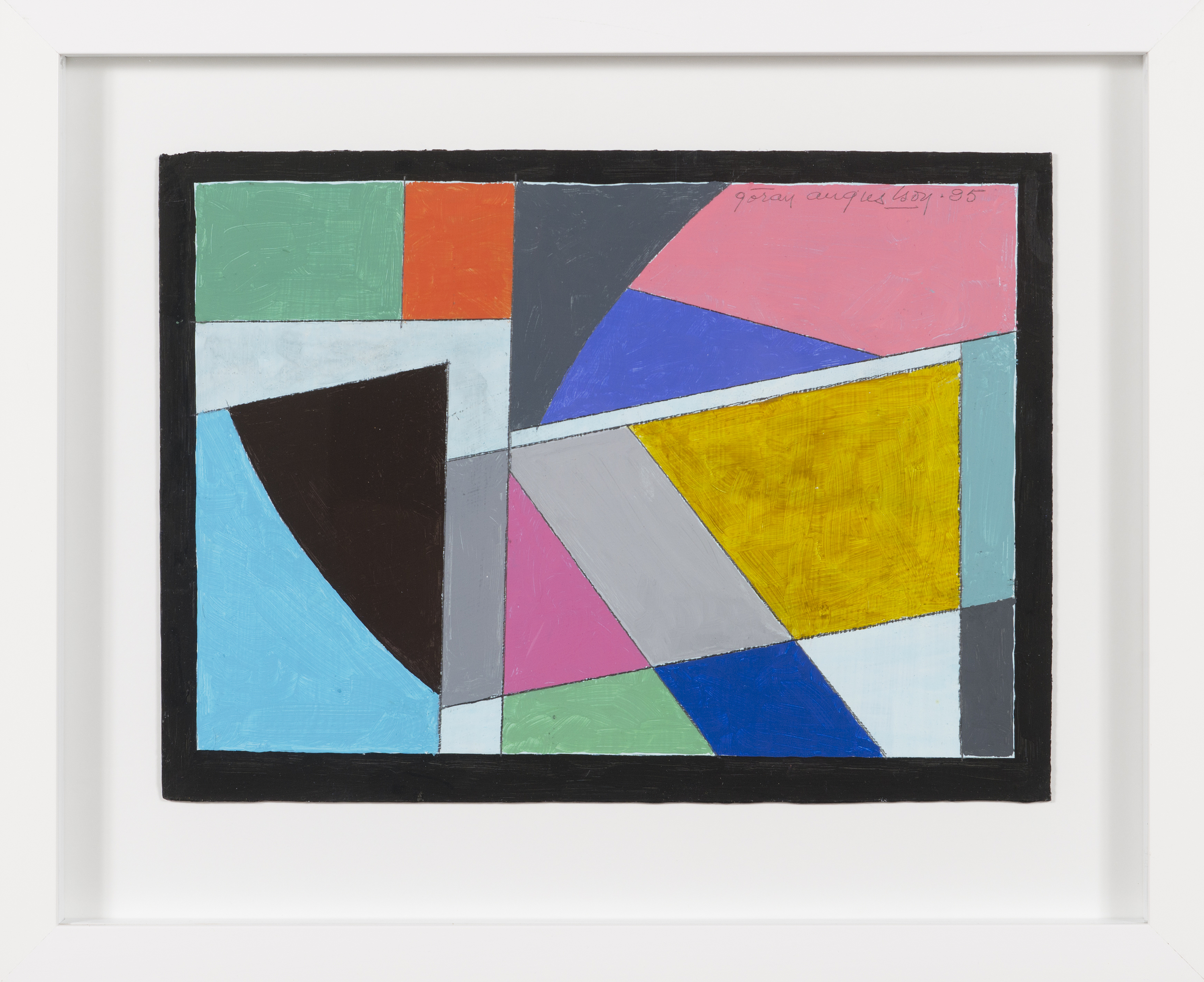 GÖRAN AUGUSTSON, acrylic, signed and dated -85. - Bukowskis