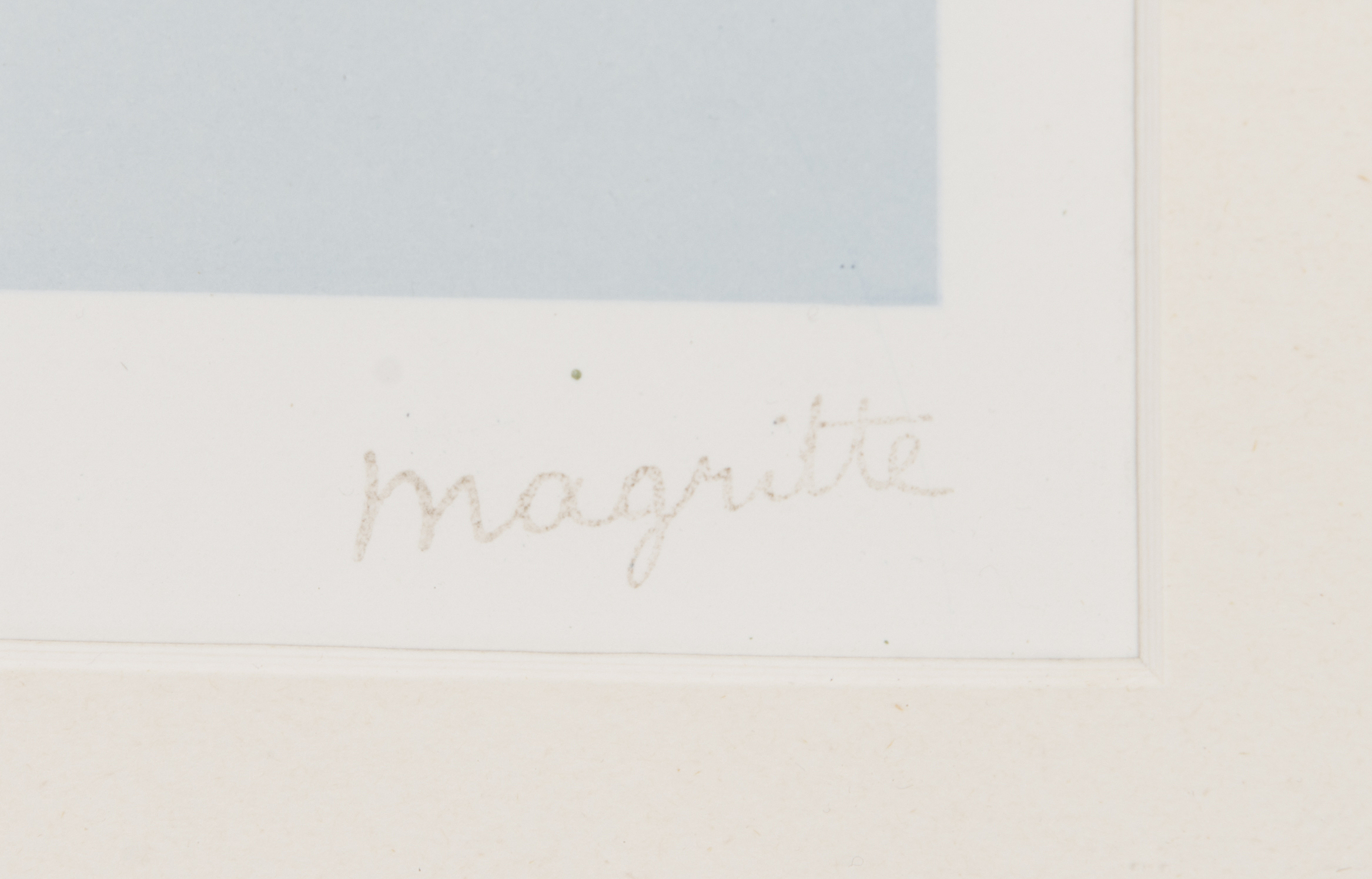 RENÉ MAGRITTE, lithograph 199/200, stamped signature (and signed by ...