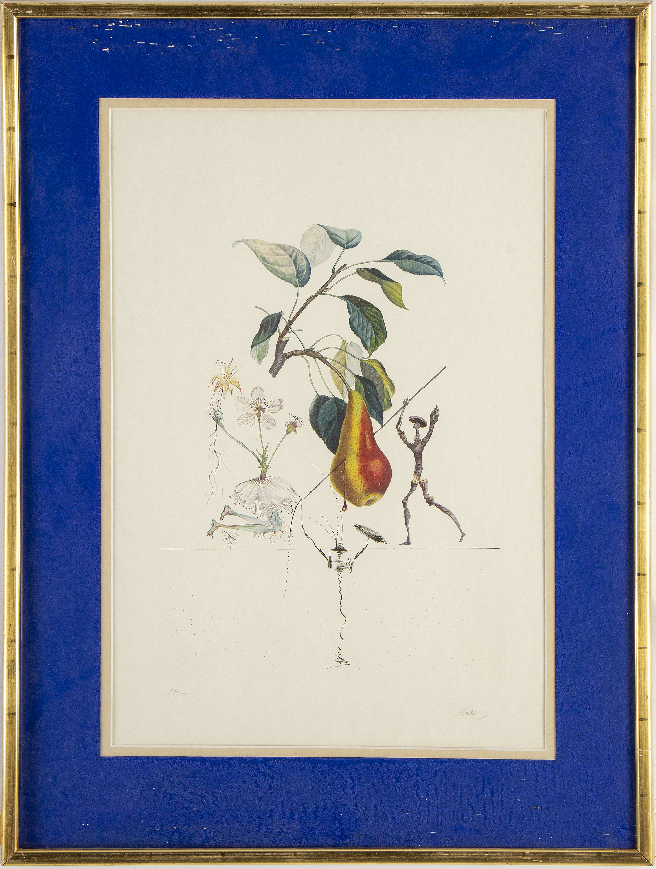 SALVADOR DALÍ, etching in colours, 1969, signed 146/200. - Bukowskis