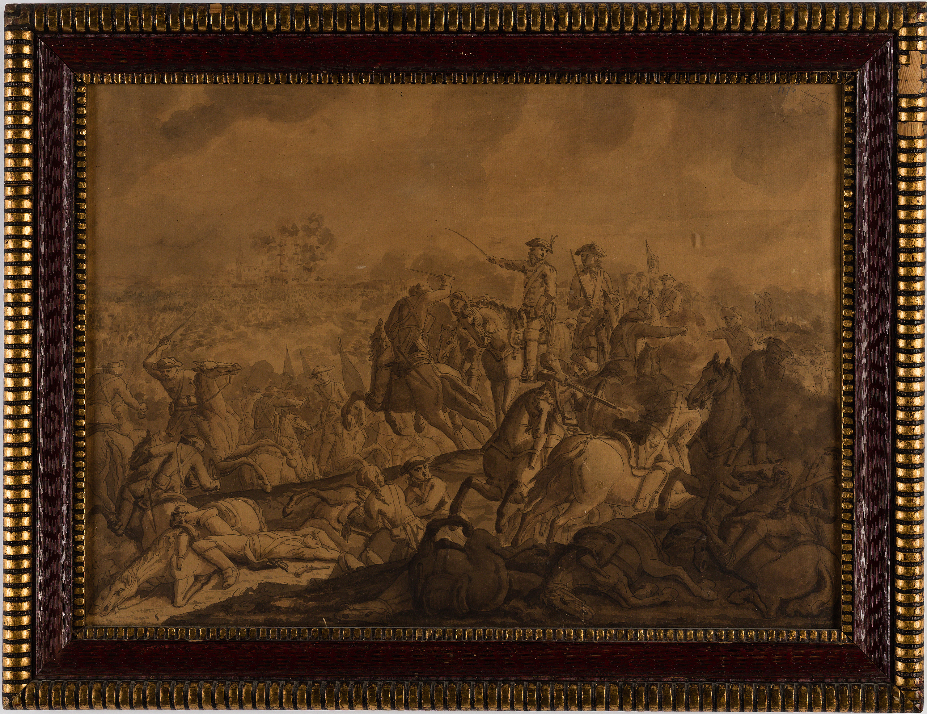 ADAM HORN AF EKEBYHOLM, , tuschlavering, signerad. - Bukowskis